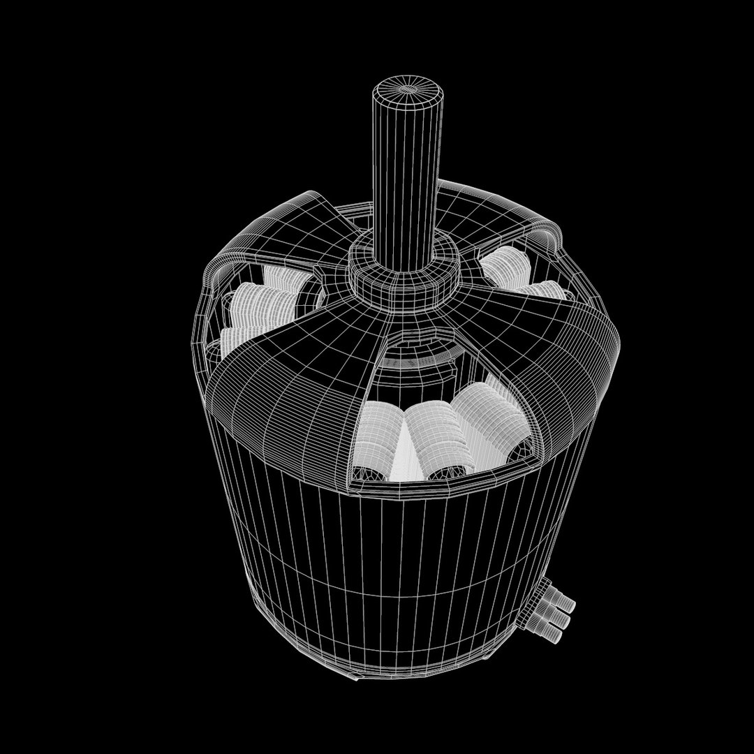 3d Model Of Electric Motor