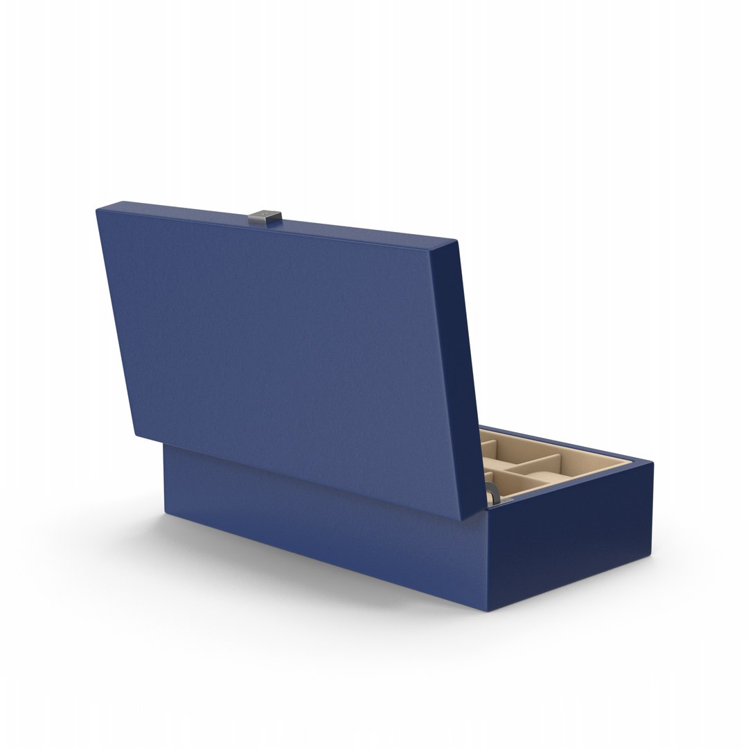 Blue Watch Box 3D Model - TurboSquid 2116615