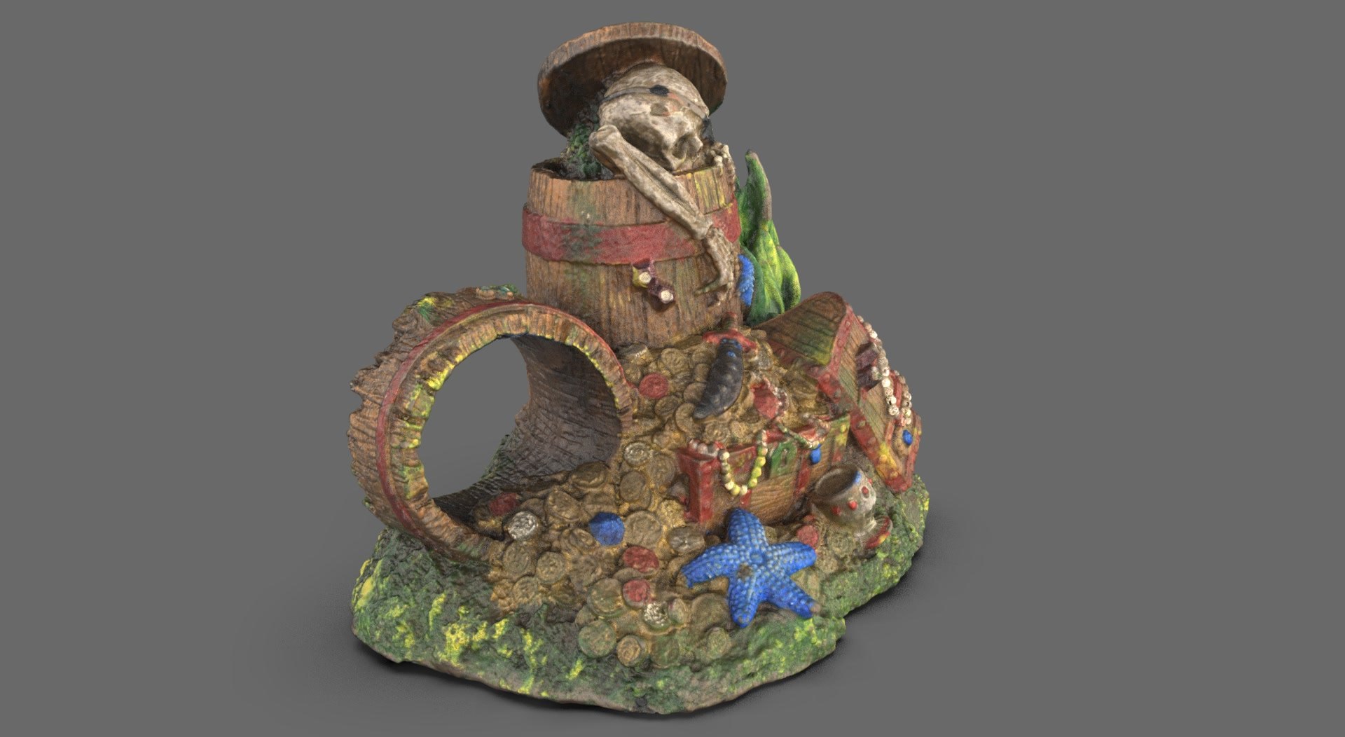 3D Shipwrecked Pirate Treasure - TurboSquid 1247987