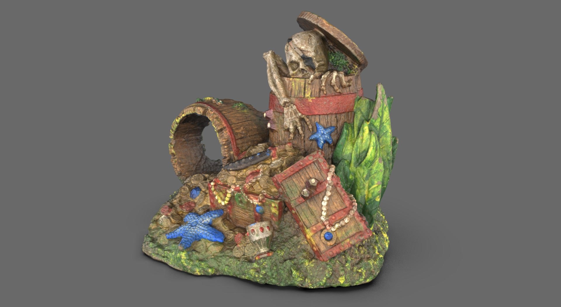 3D Shipwrecked Pirate Treasure - TurboSquid 1247987