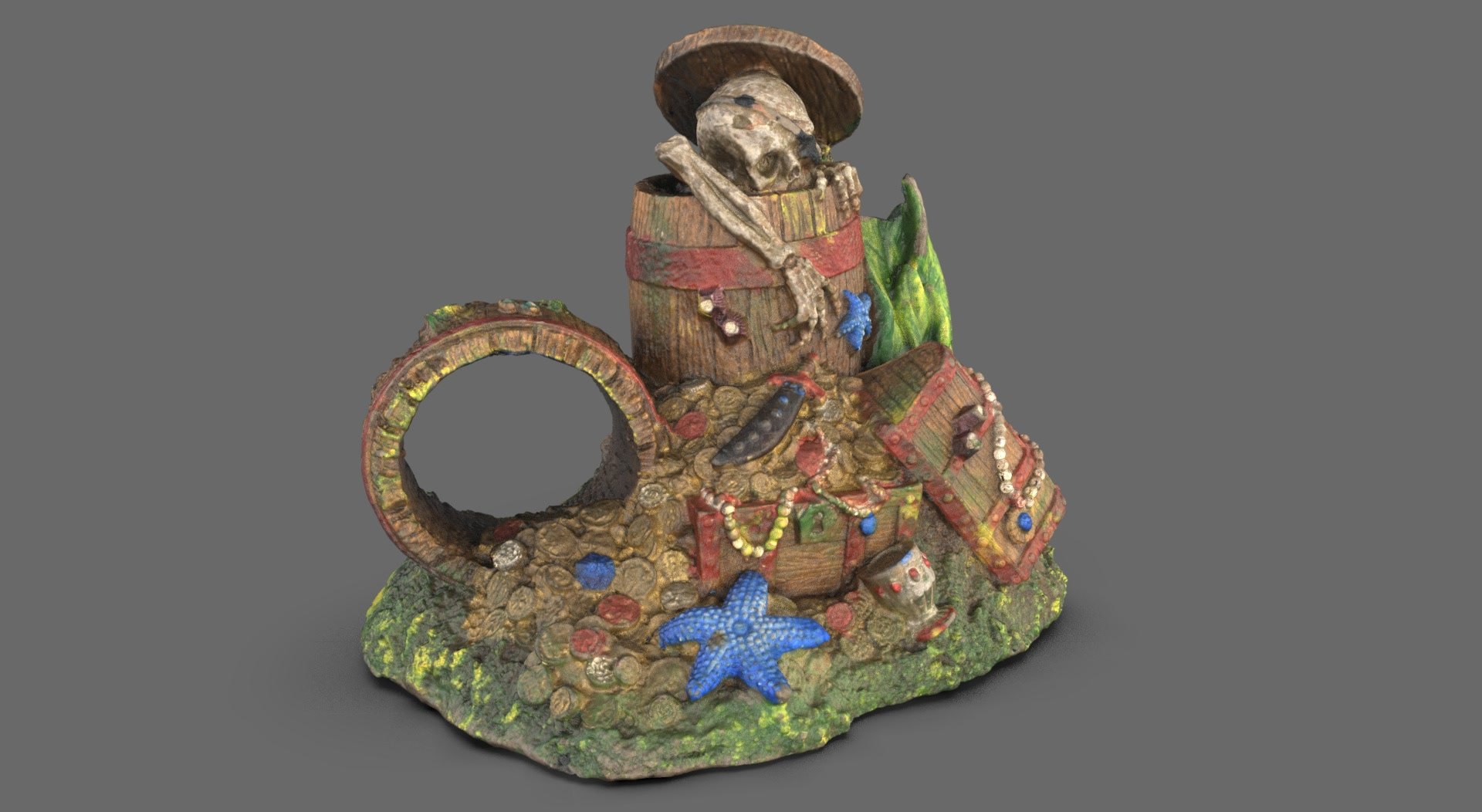 3D Shipwrecked Pirate Treasure - TurboSquid 1247987