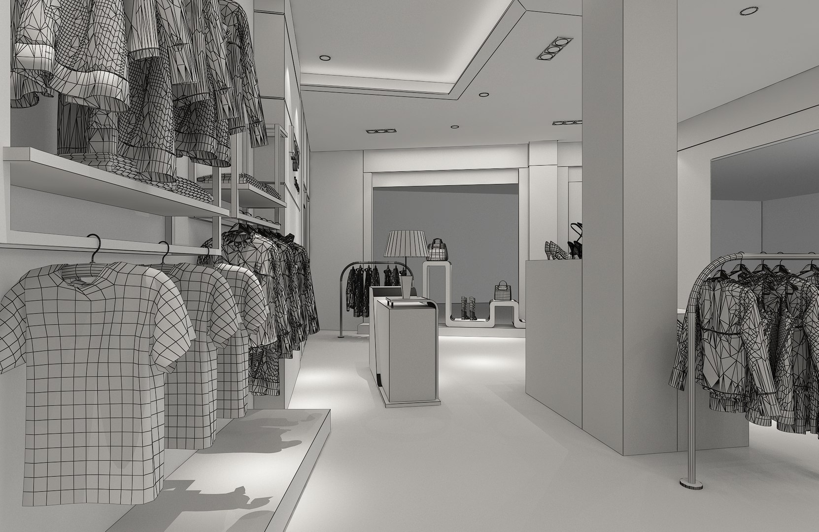 3D model Clothing Store 12 - TurboSquid 2094614