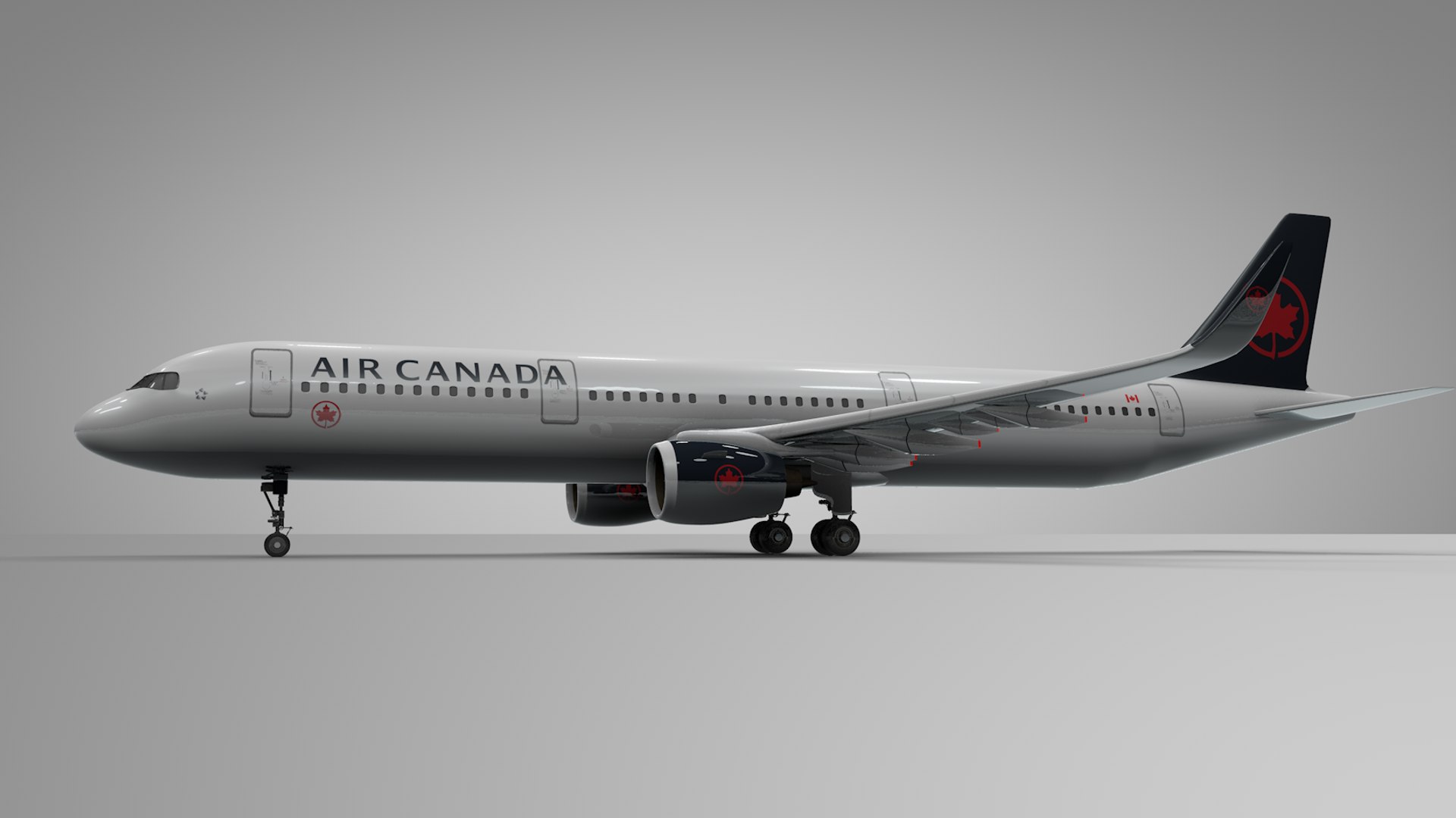 Airbus 321 Neo Air Canada 3D Model - TurboSquid 1443115