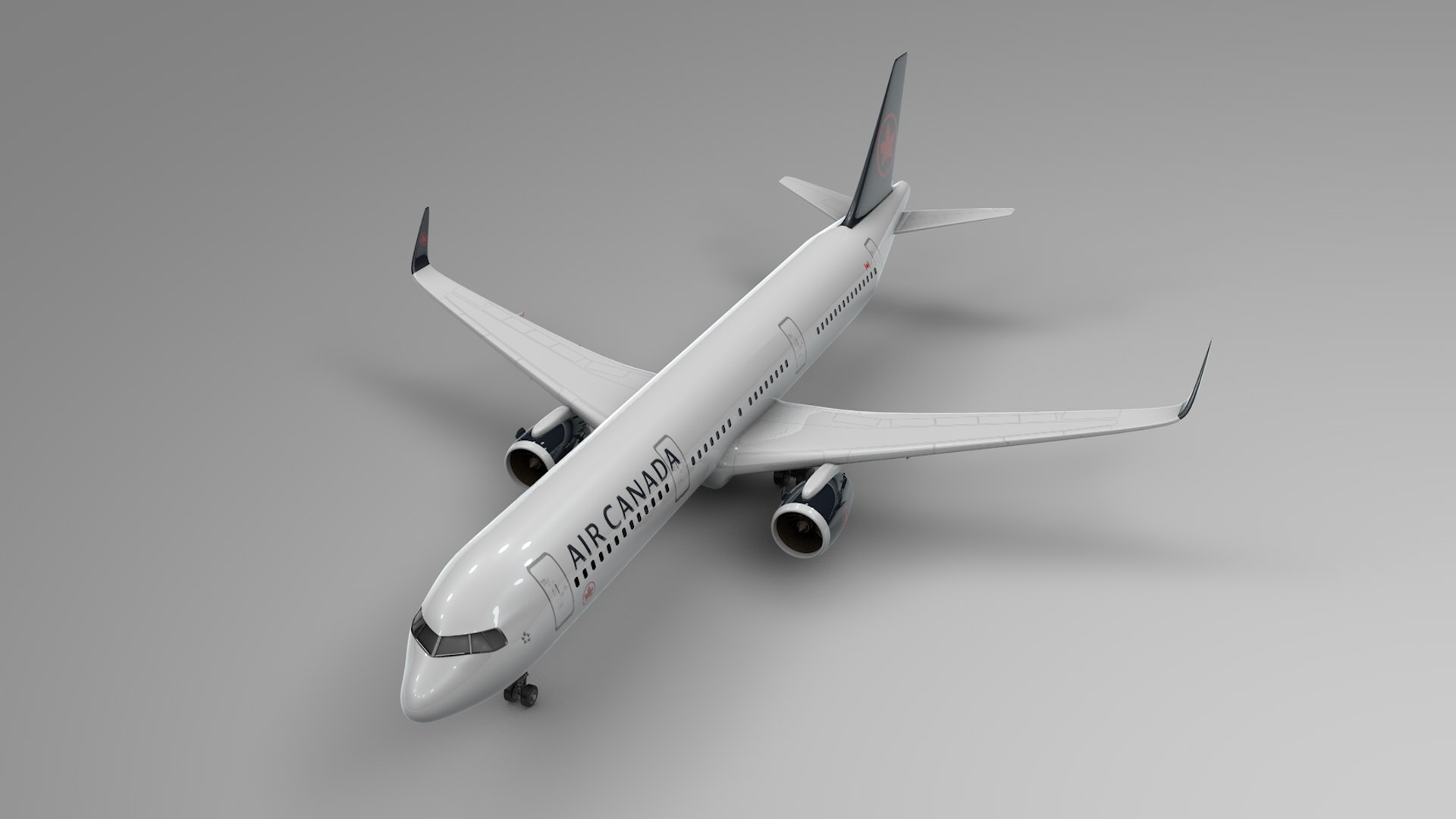 Airbus 321 Neo Air Canada 3D Model - TurboSquid 1443115