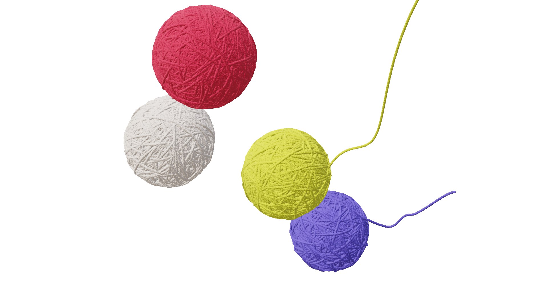 Wool Balls 3D Model - TurboSquid 2116386