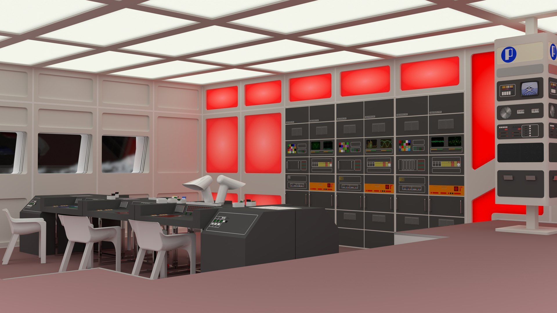 Main Power Room 3D - TurboSquid 2058808