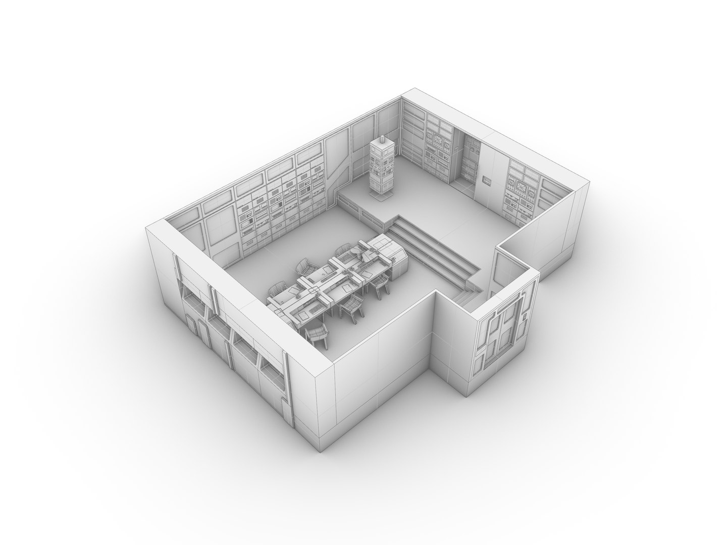 Main Power Room 3D - TurboSquid 2058808