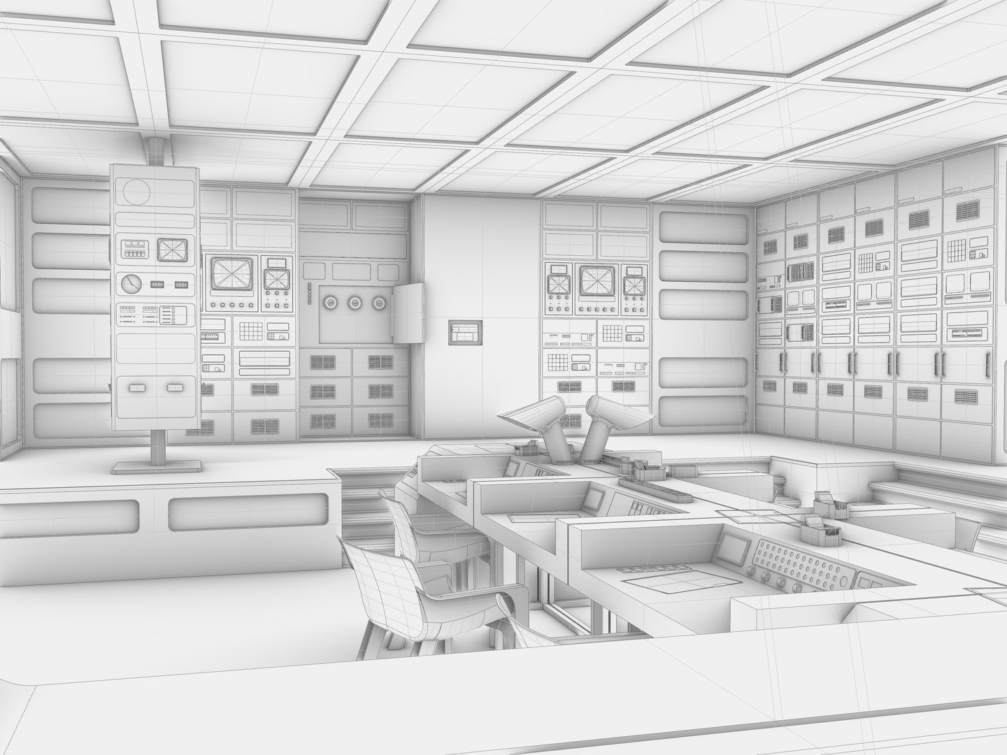 Main Power Room 3D - TurboSquid 2058808