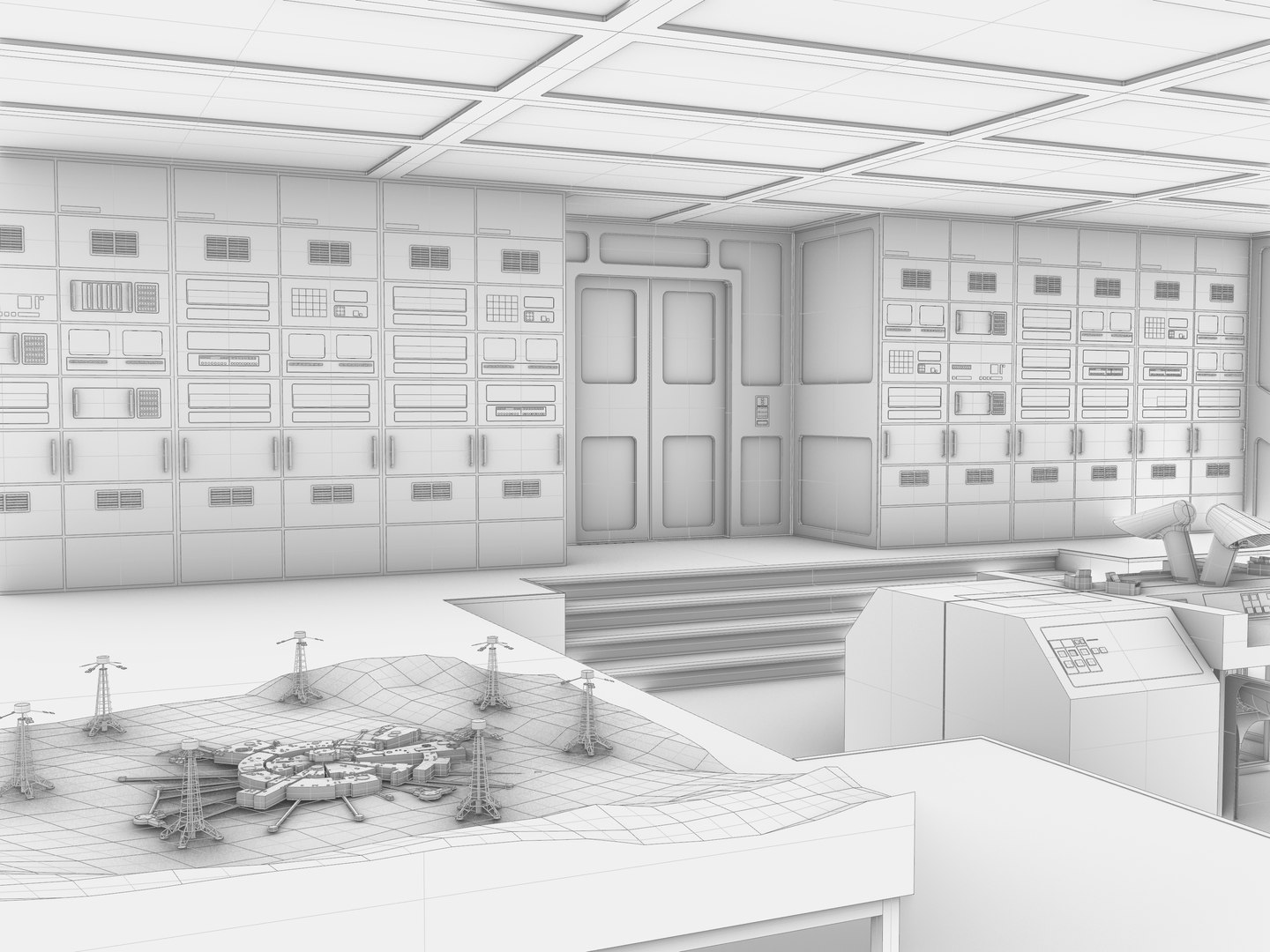 Main Power Room 3D - TurboSquid 2058808