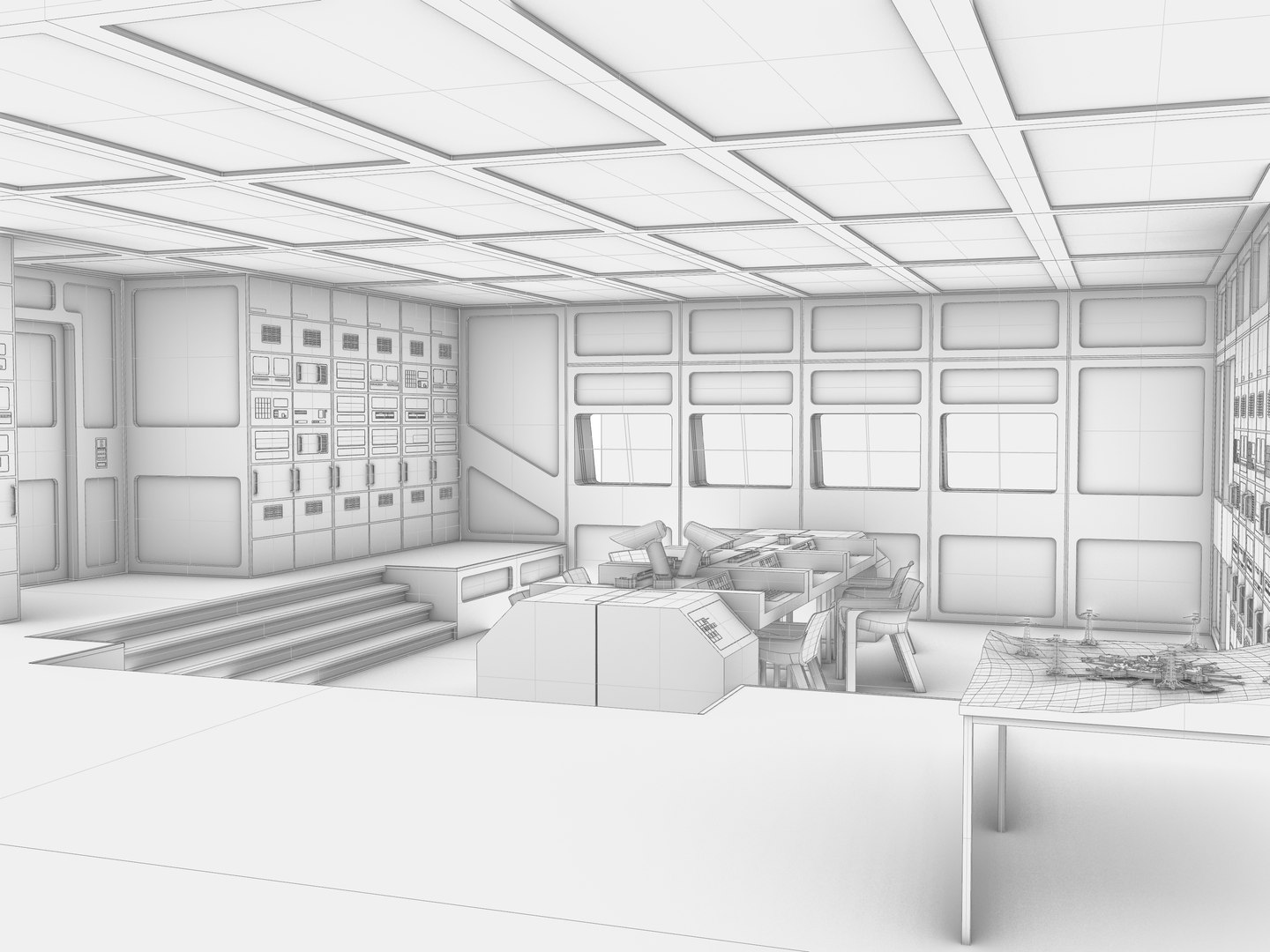 Main Power Room 3D - TurboSquid 2058808