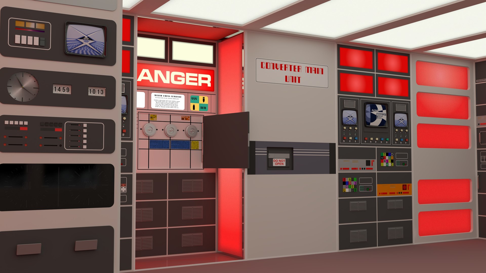 Main Power Room 3D - TurboSquid 2058808