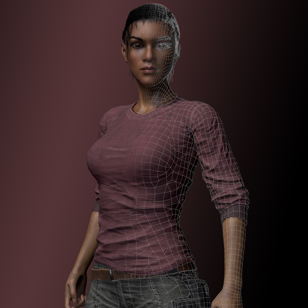 3D Survivor Character Female - TurboSquid 1345214