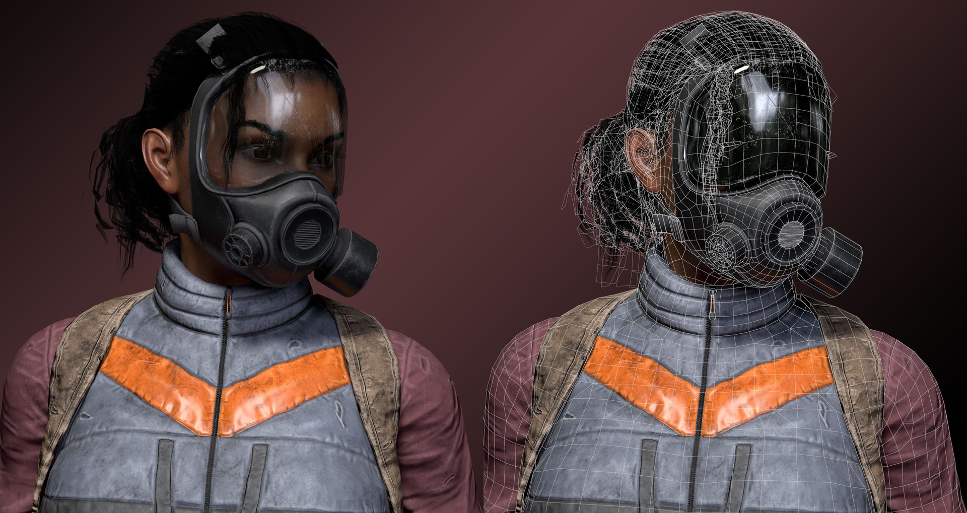 3D Survivor Character Female - TurboSquid 1345214