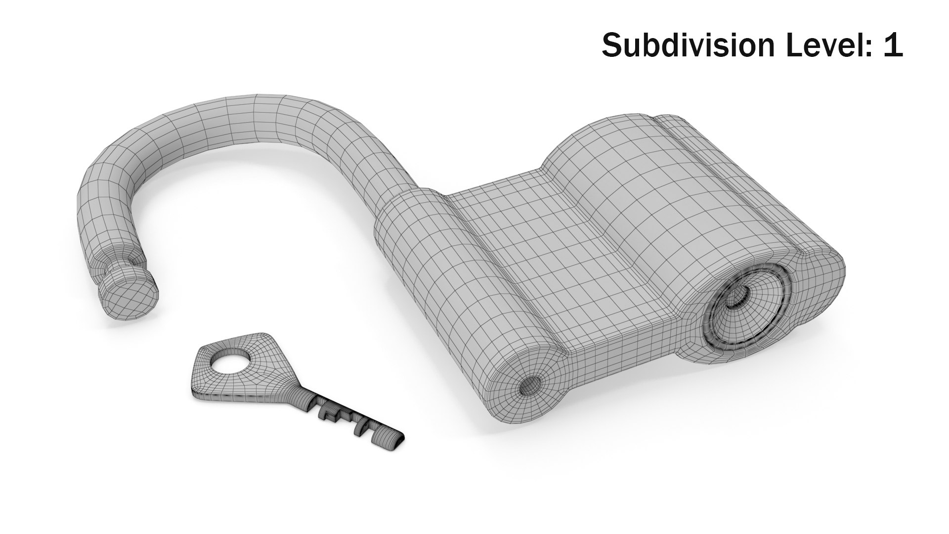Padlock 3D model - TurboSquid 2154025
