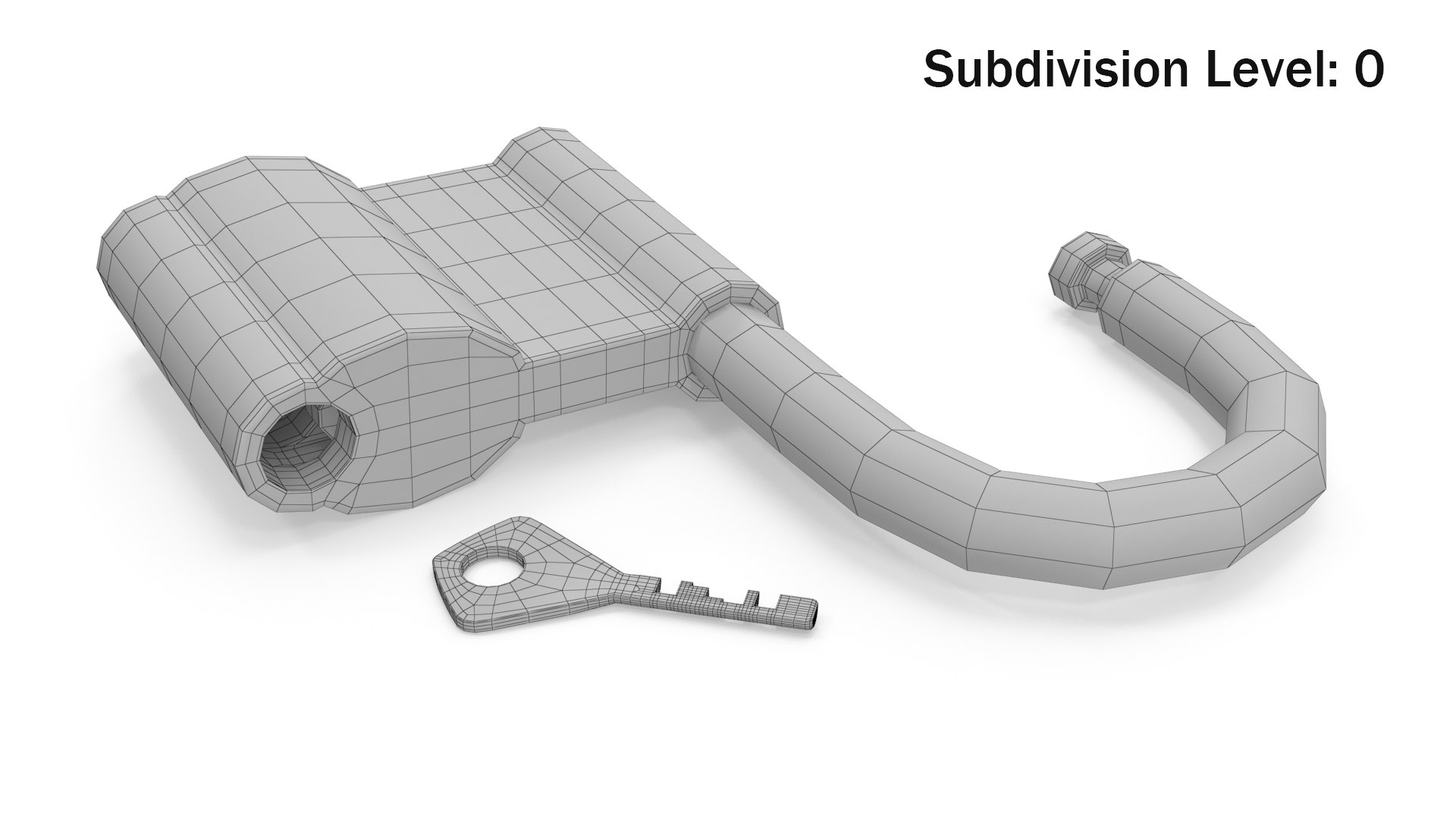 Padlock 3D model - TurboSquid 2154025