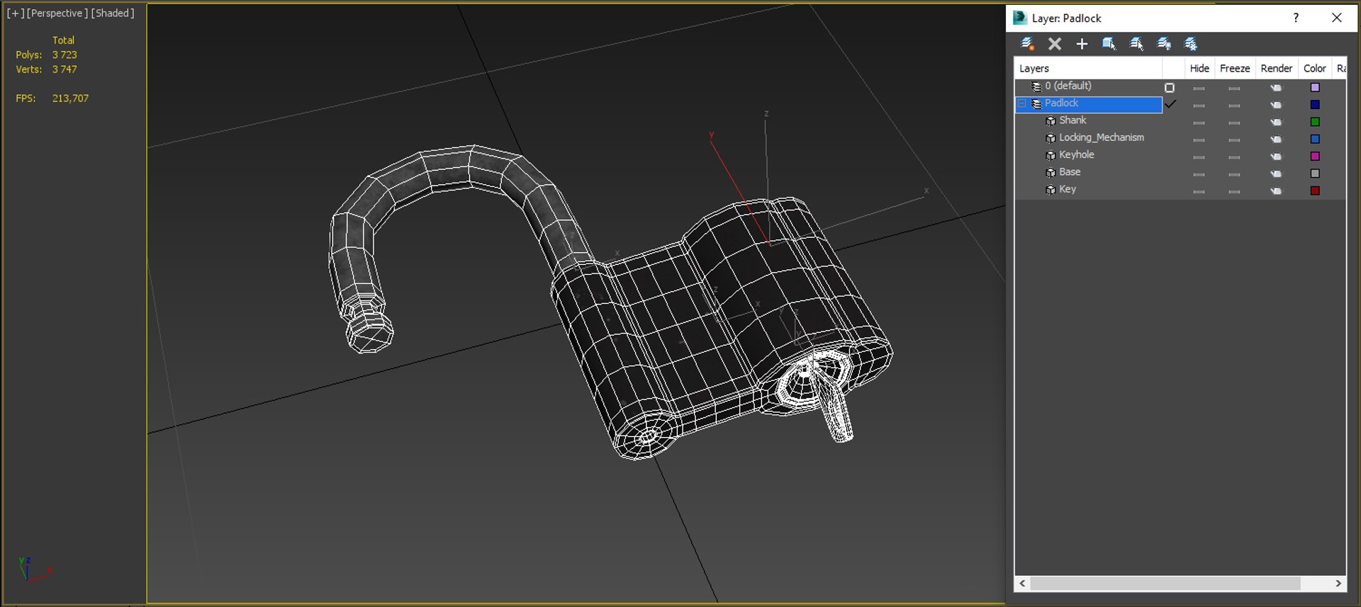Padlock 3D model - TurboSquid 2154025