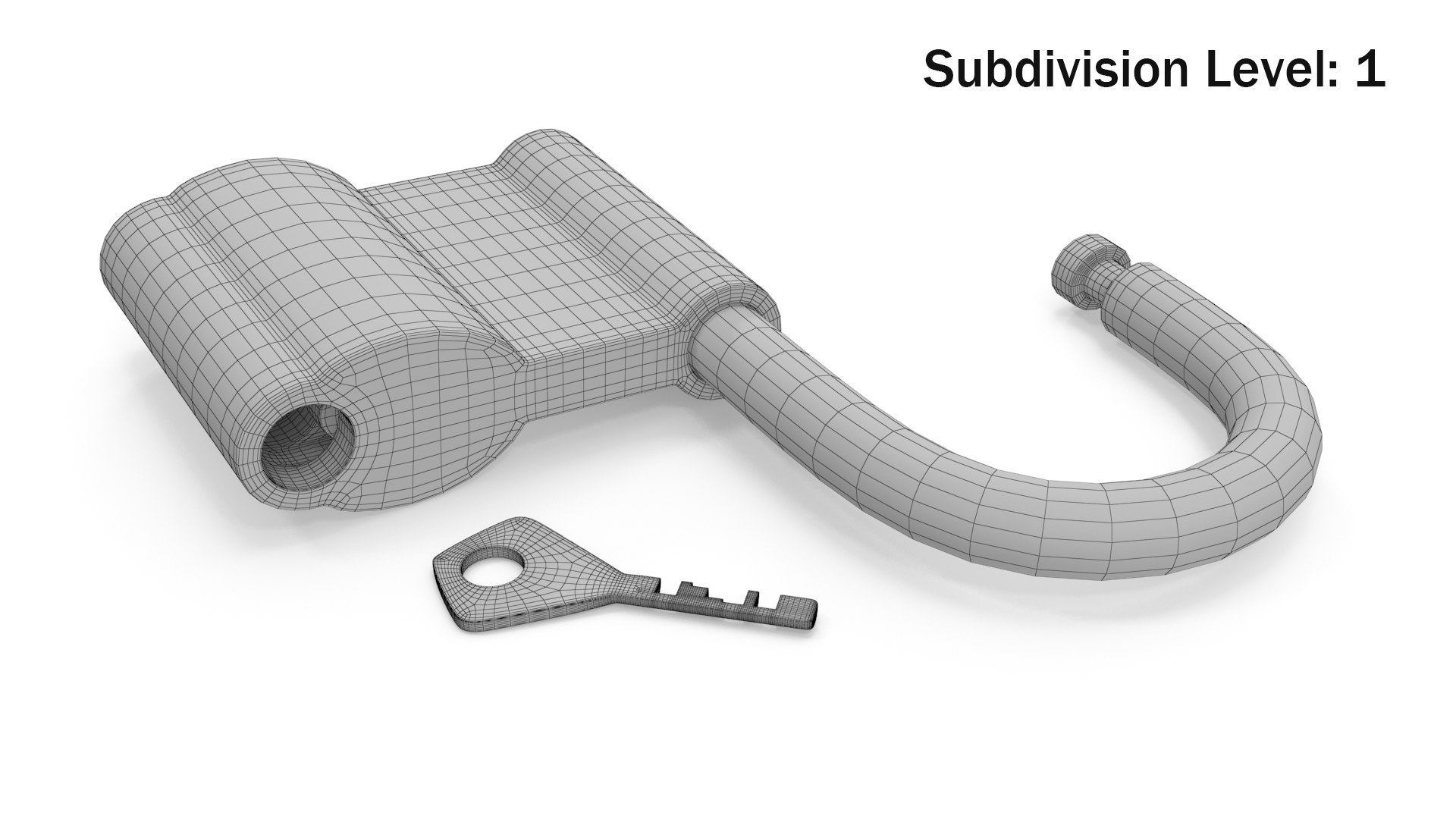 Padlock 3D model - TurboSquid 2154025