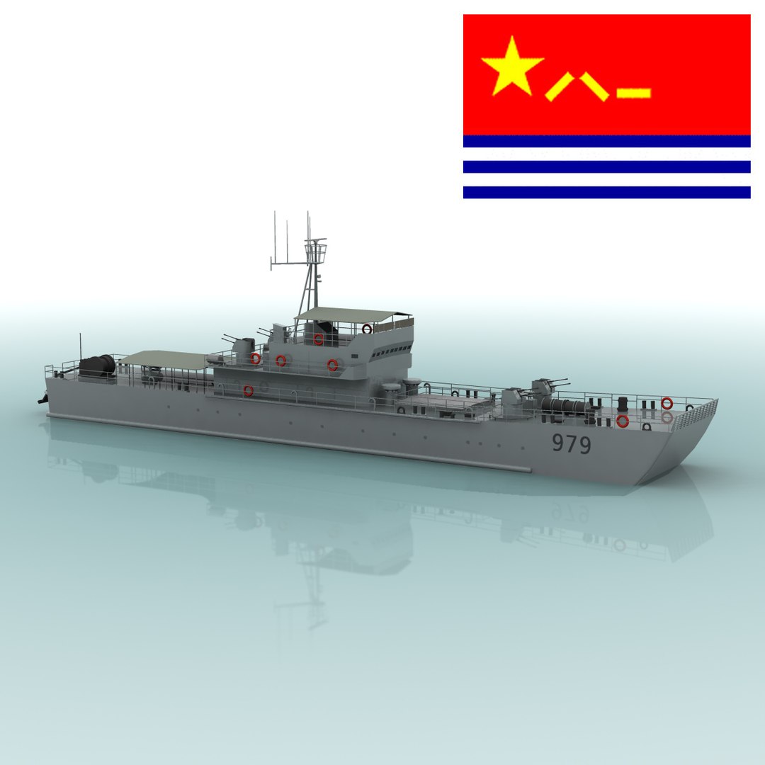 3d Model Type 79 Landing Craft