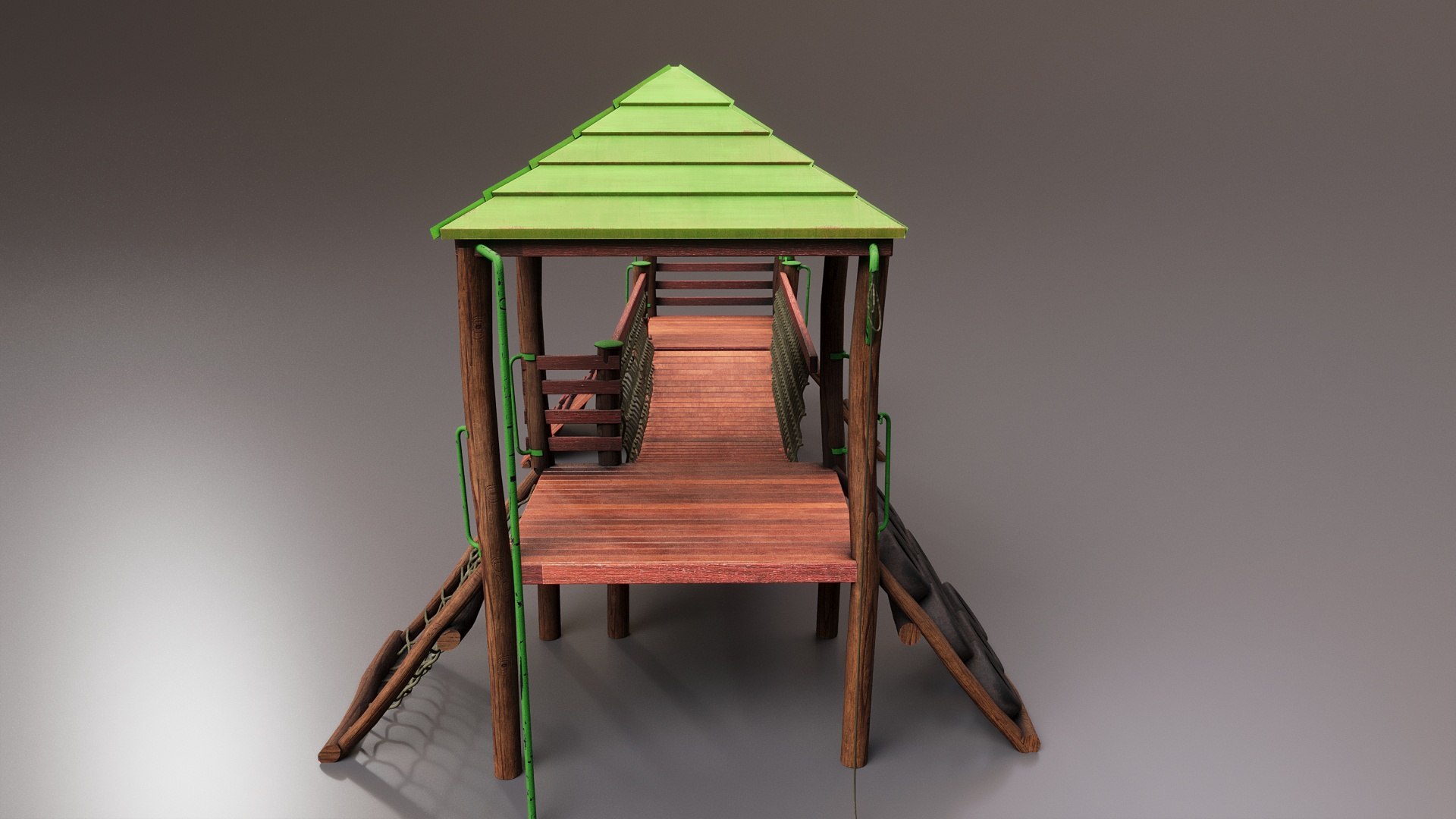 Kids Park Playground Set 3D Model - TurboSquid 2079777