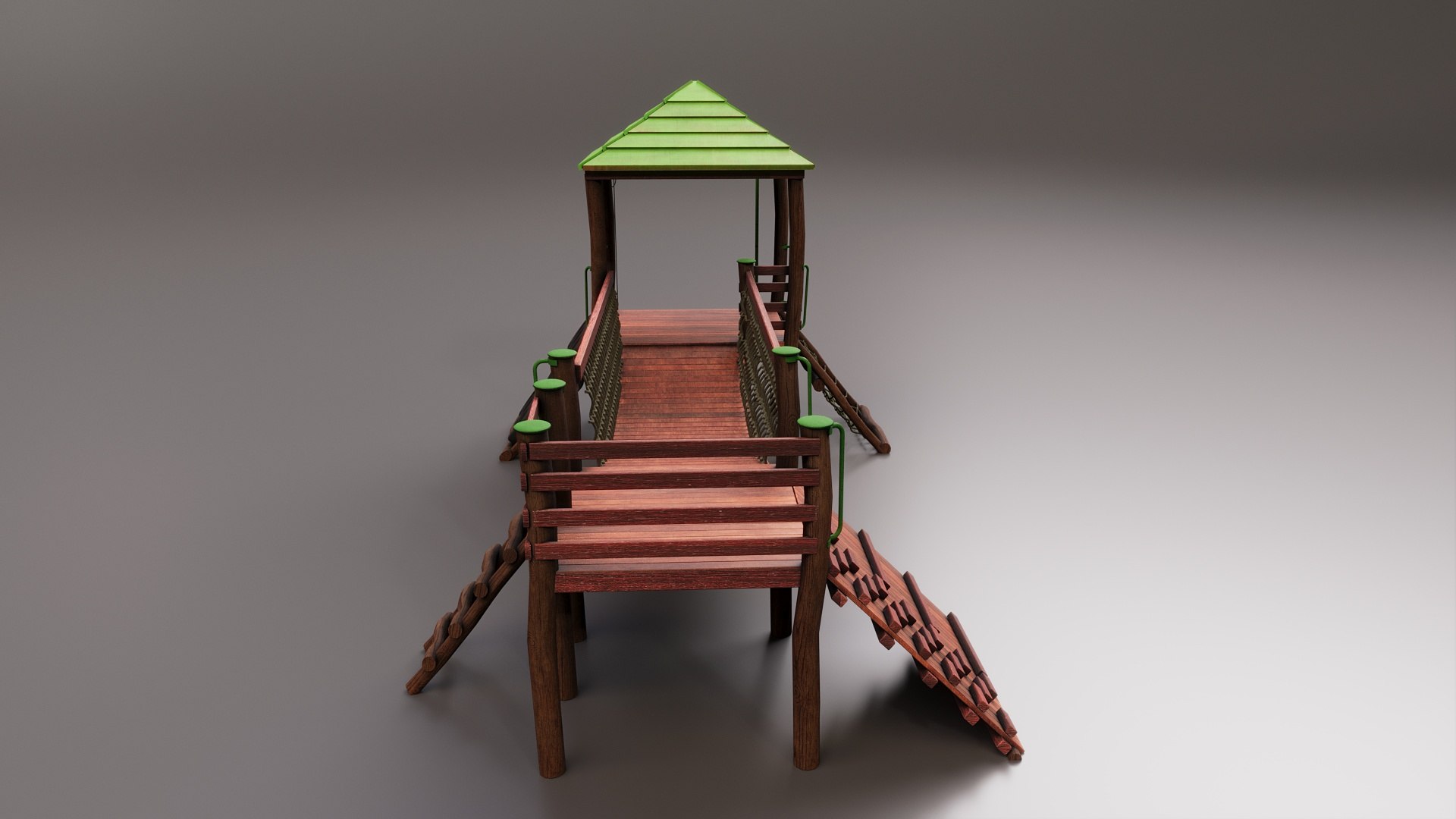 Kids Park Playground Set 3D Model - TurboSquid 2079777