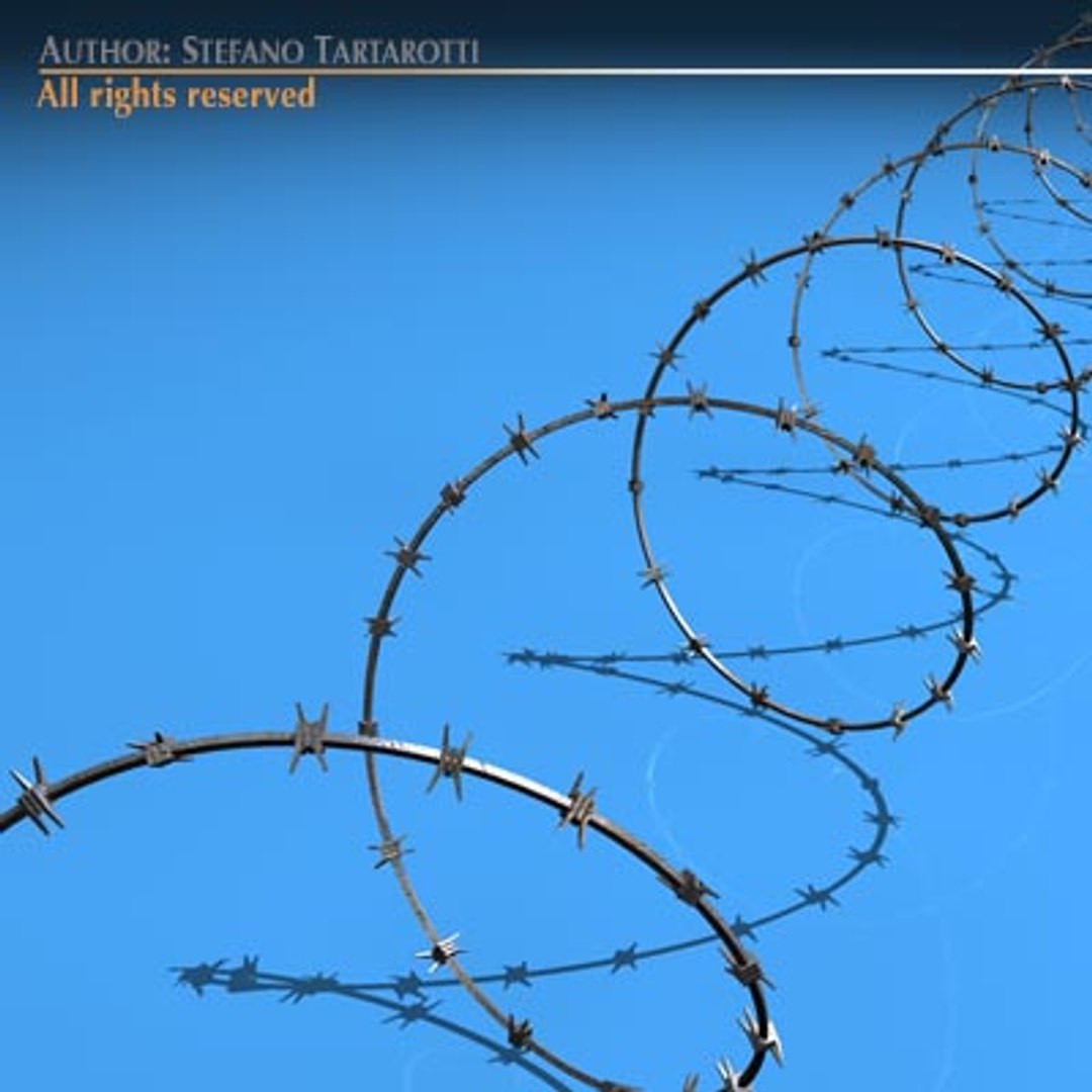 Barbed Wire 3d Model