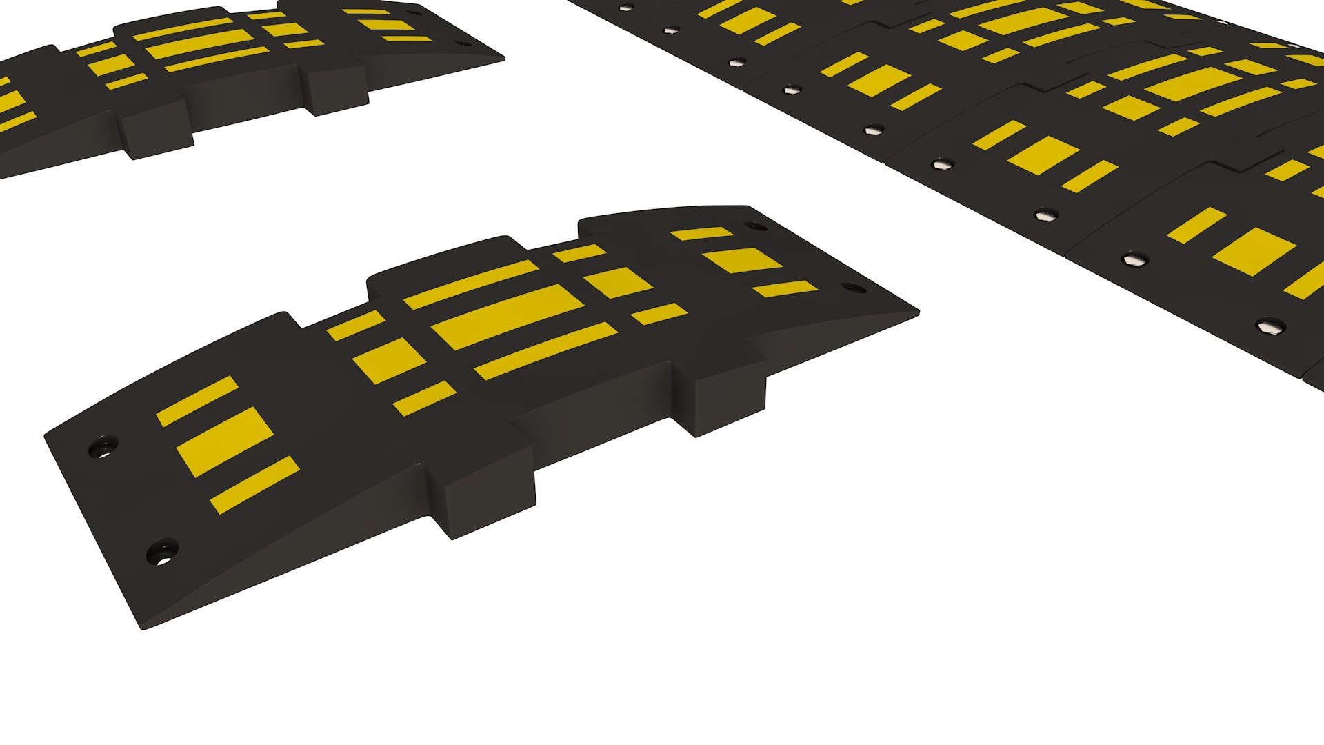 Road Barriers Collection 3D model - TurboSquid 1832115