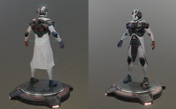 3D model robot cyborg soldier - TurboSquid 1688986