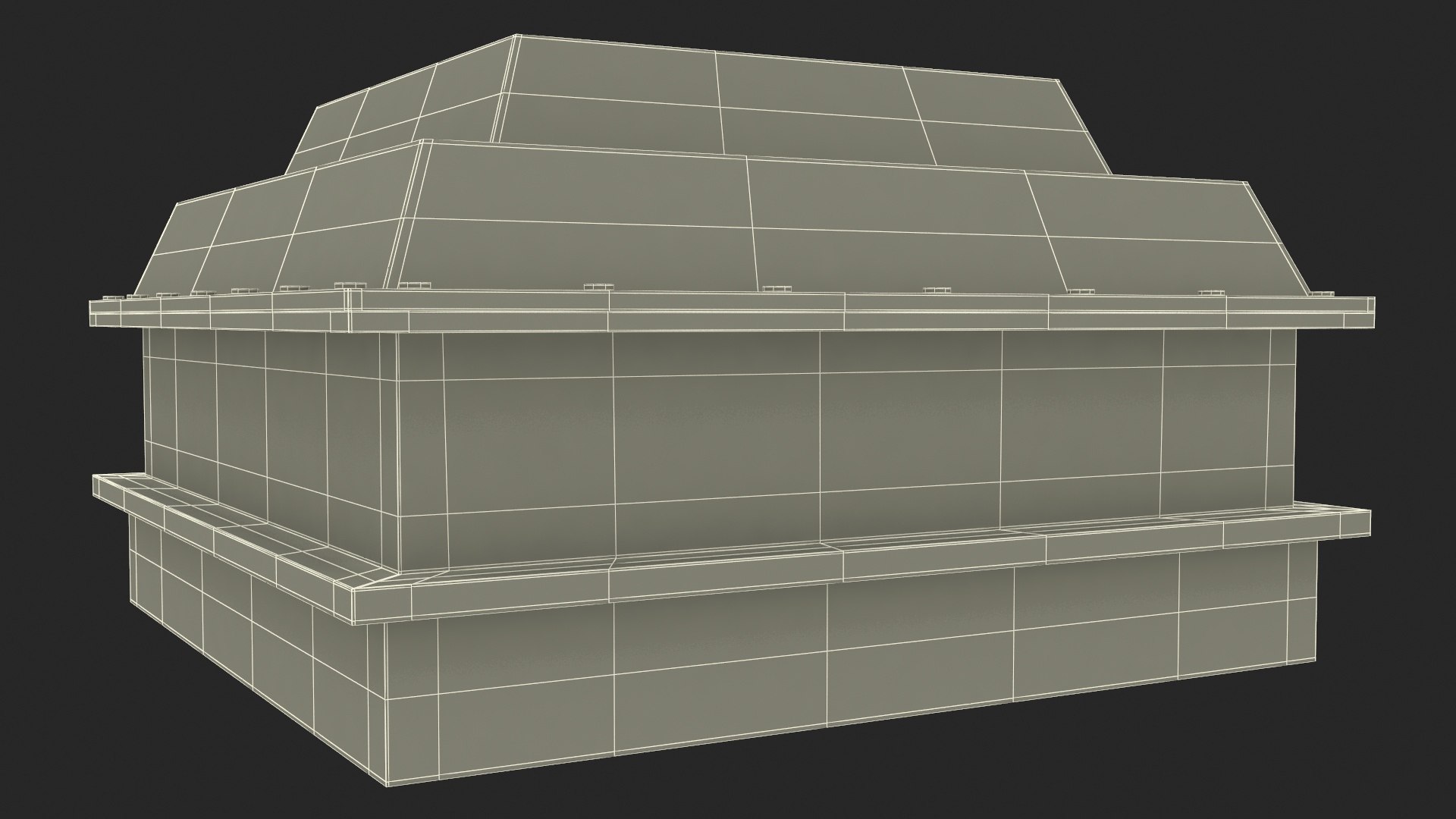 Architectural Skylight Structure 3D Model - TurboSquid 2193303