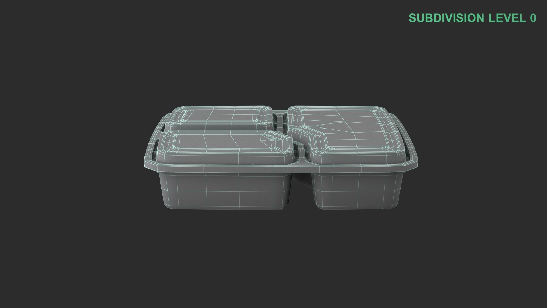 3D Takeaway Food Container Model - TurboSquid 2352627