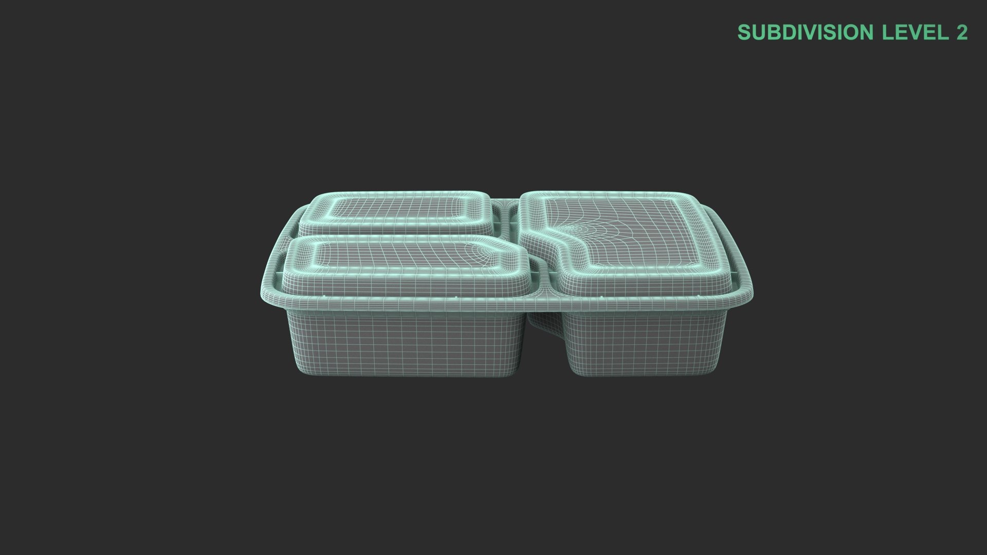 3D Takeaway Food Container Model - TurboSquid 2352627