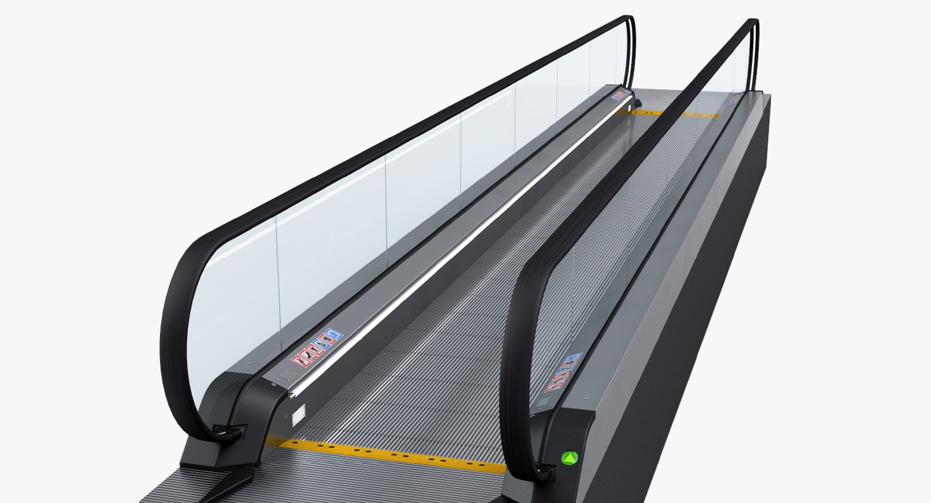 Escalator Moving Walkway Rigged 3D Model - TurboSquid 1314395