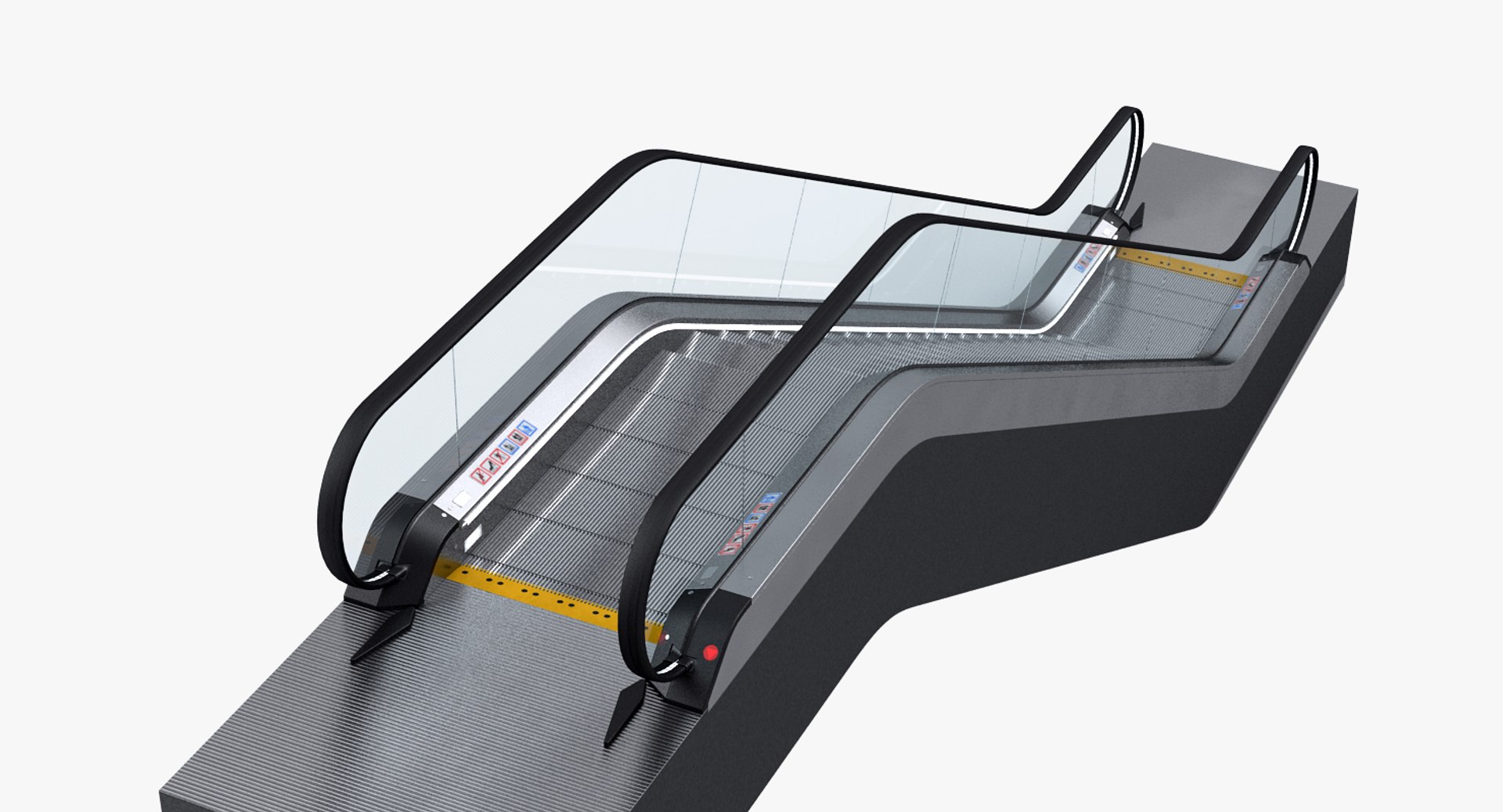 Escalator Moving Walkway Rigged 3D Model - TurboSquid 1314395