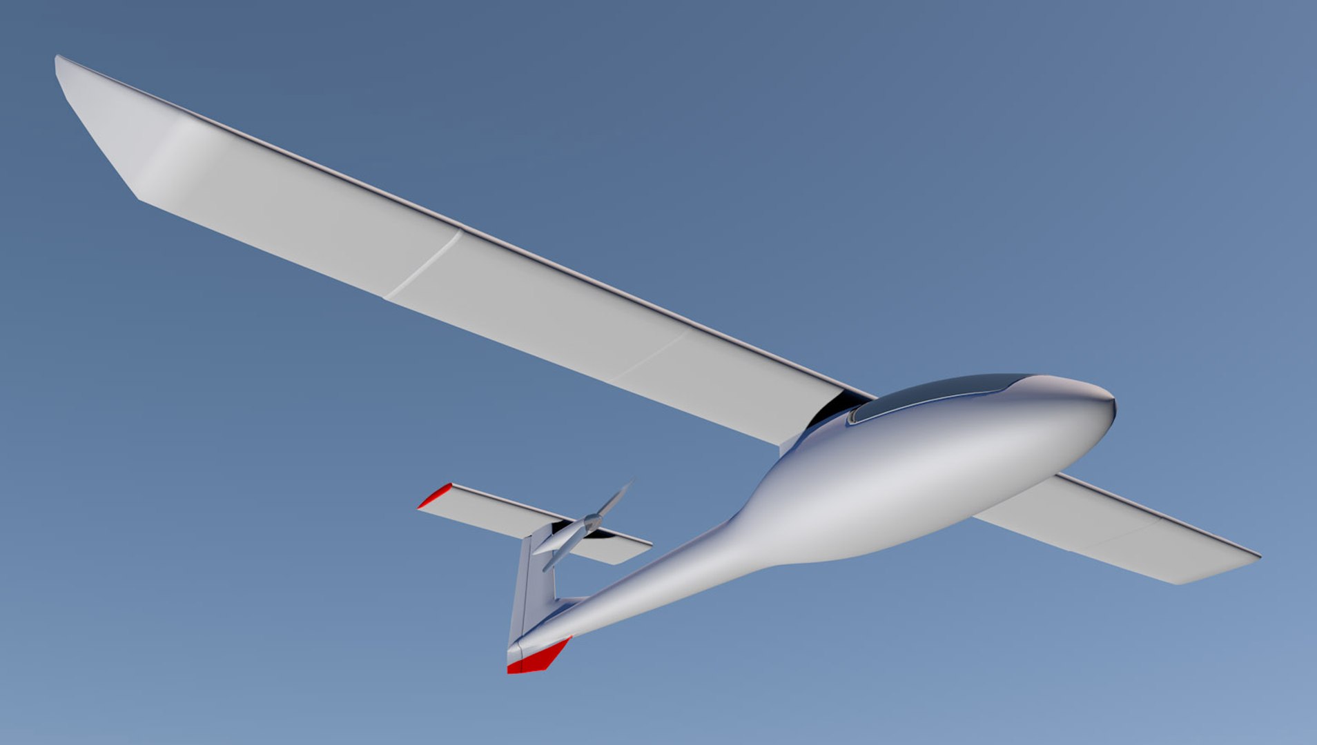 Solar Powered Glider Model - TurboSquid 1306075