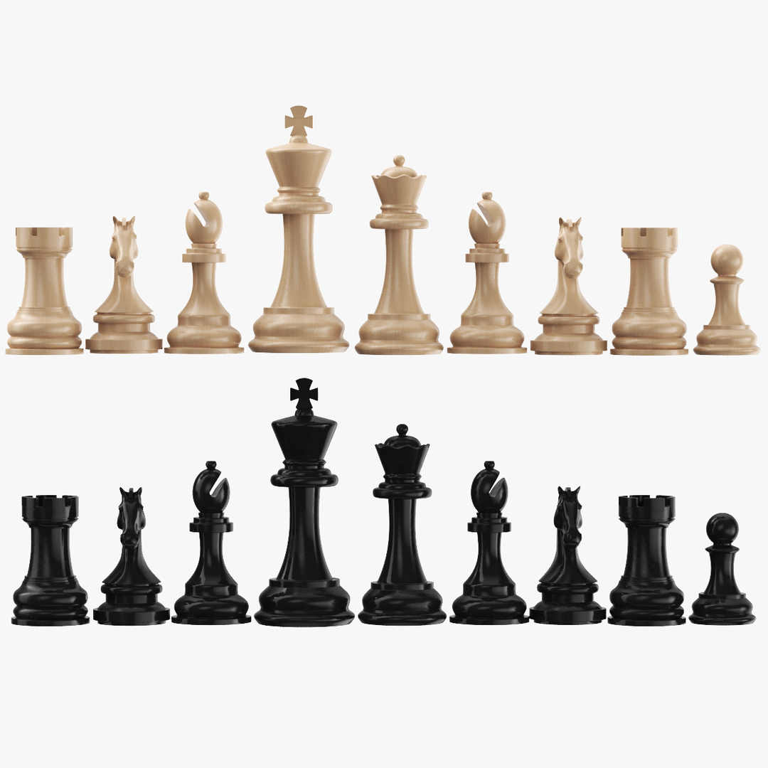 Chessmen Collection 3D model - TurboSquid 1789069