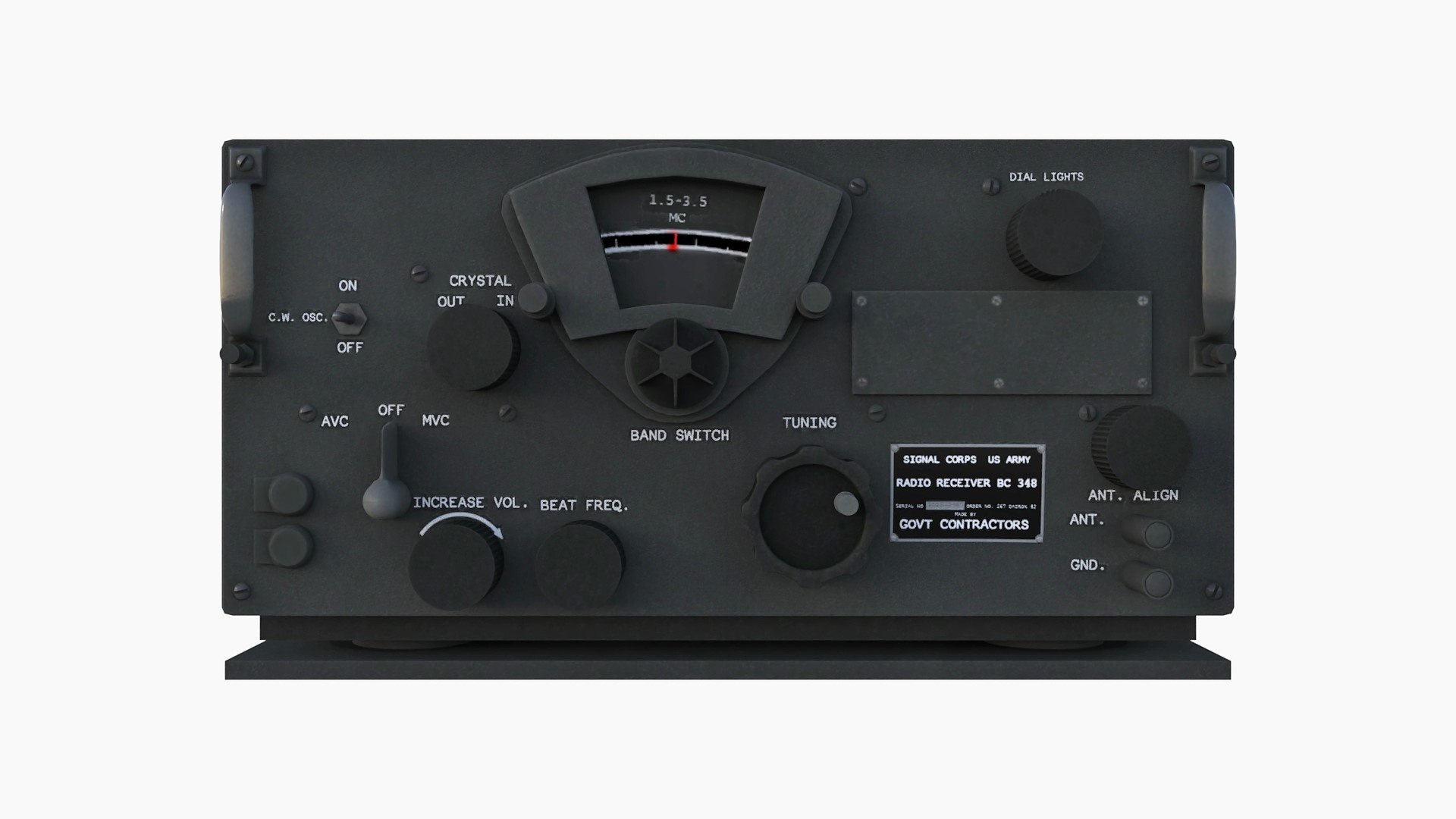 3D Model SCR 300 WW2 Radio Low-poly 3D Model - TurboSquid 2370444