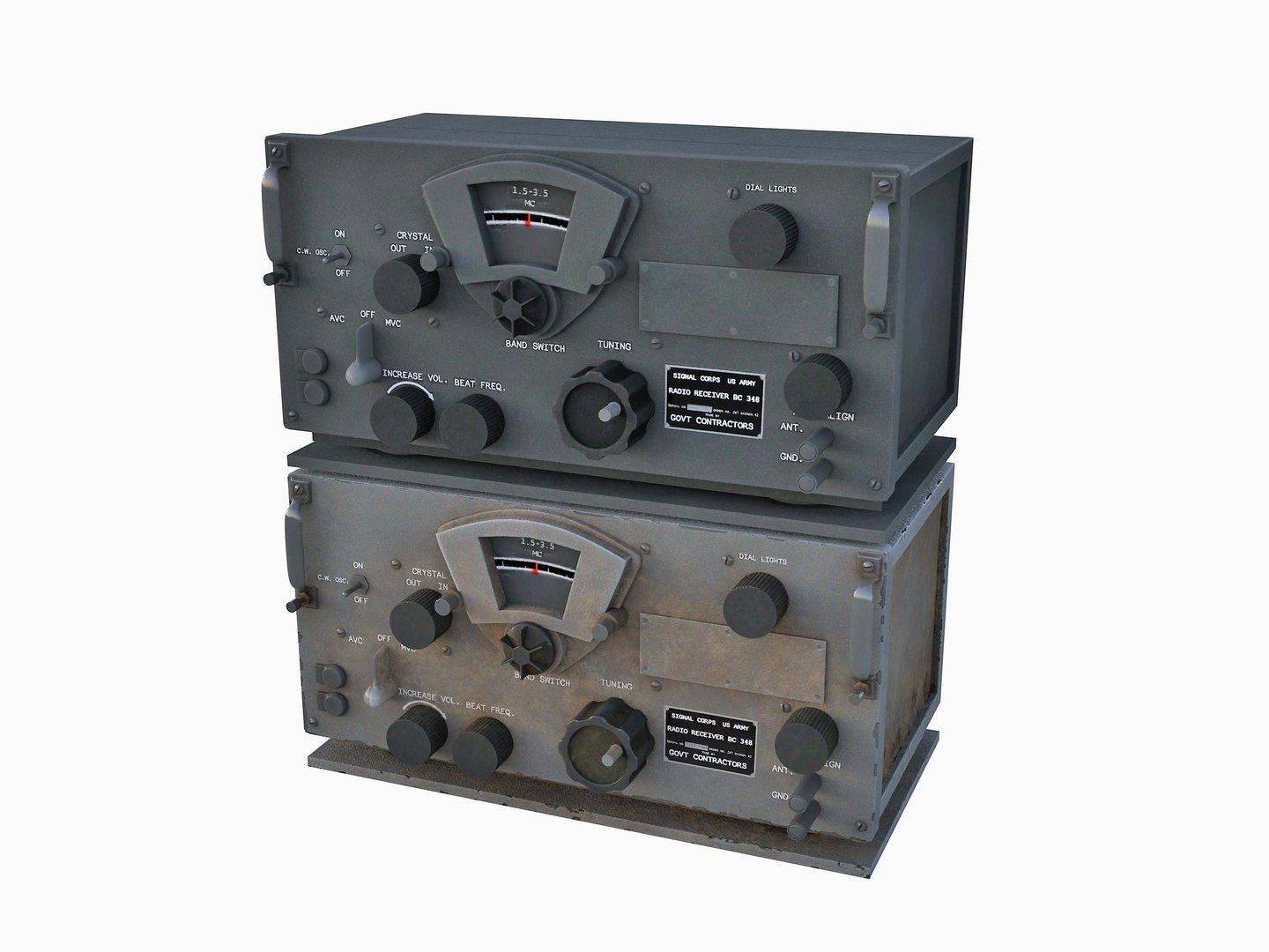 3D Model SCR 300 WW2 Radio Low-poly 3D Model - TurboSquid 2370444