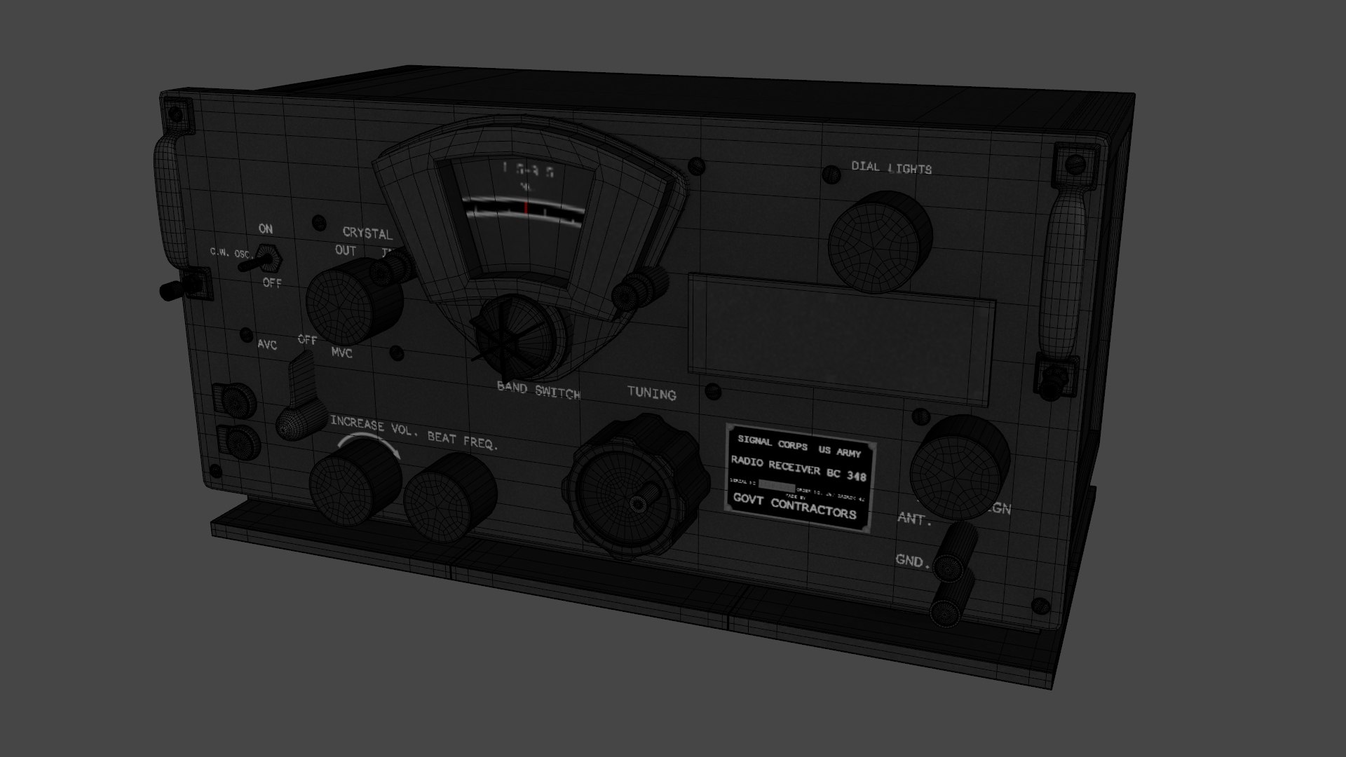 3D Model SCR 300 WW2 Radio Low-poly 3D Model - TurboSquid 2370444