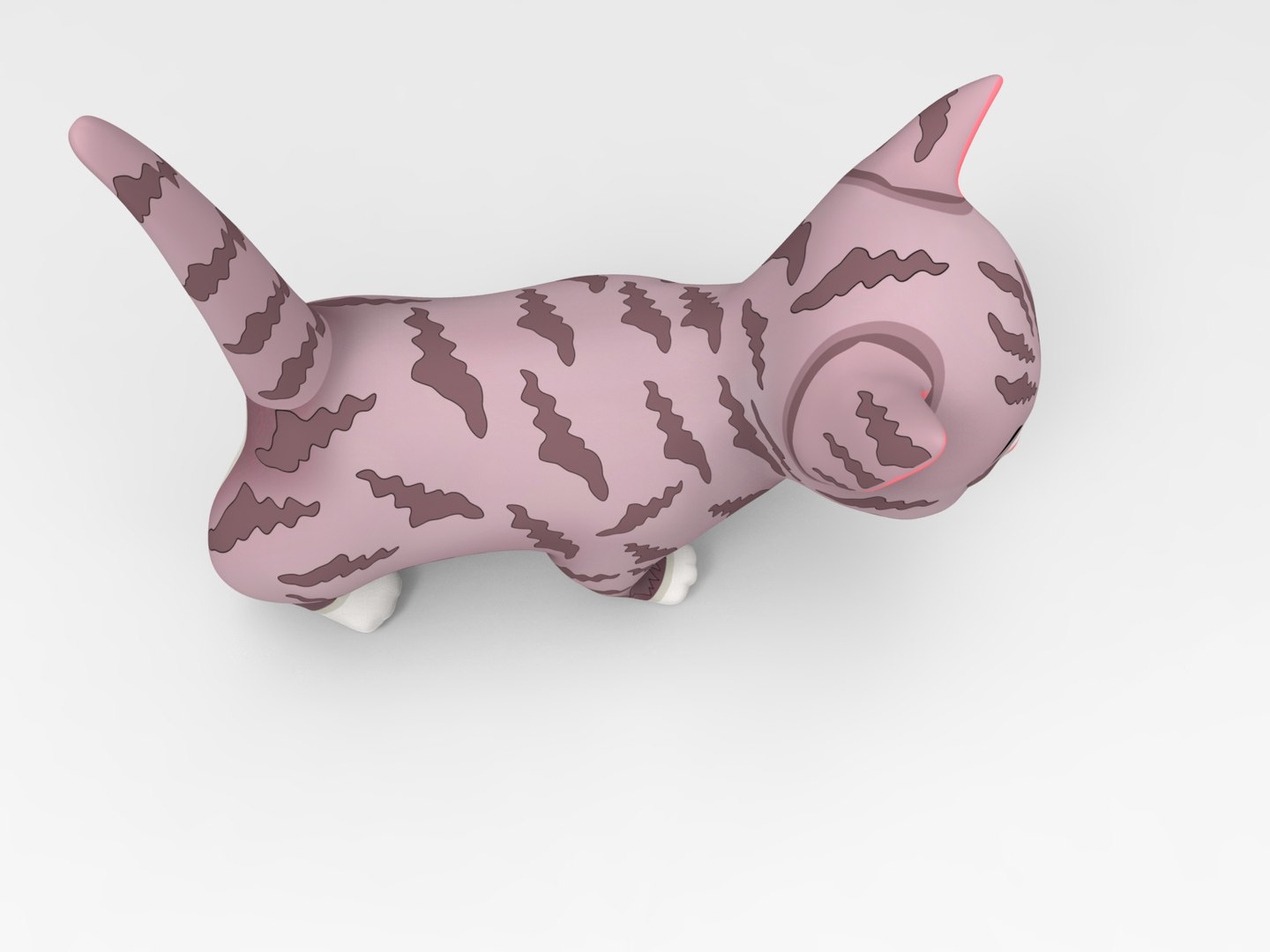 Cartoon Cat Rigged Model - TurboSquid 1614055
