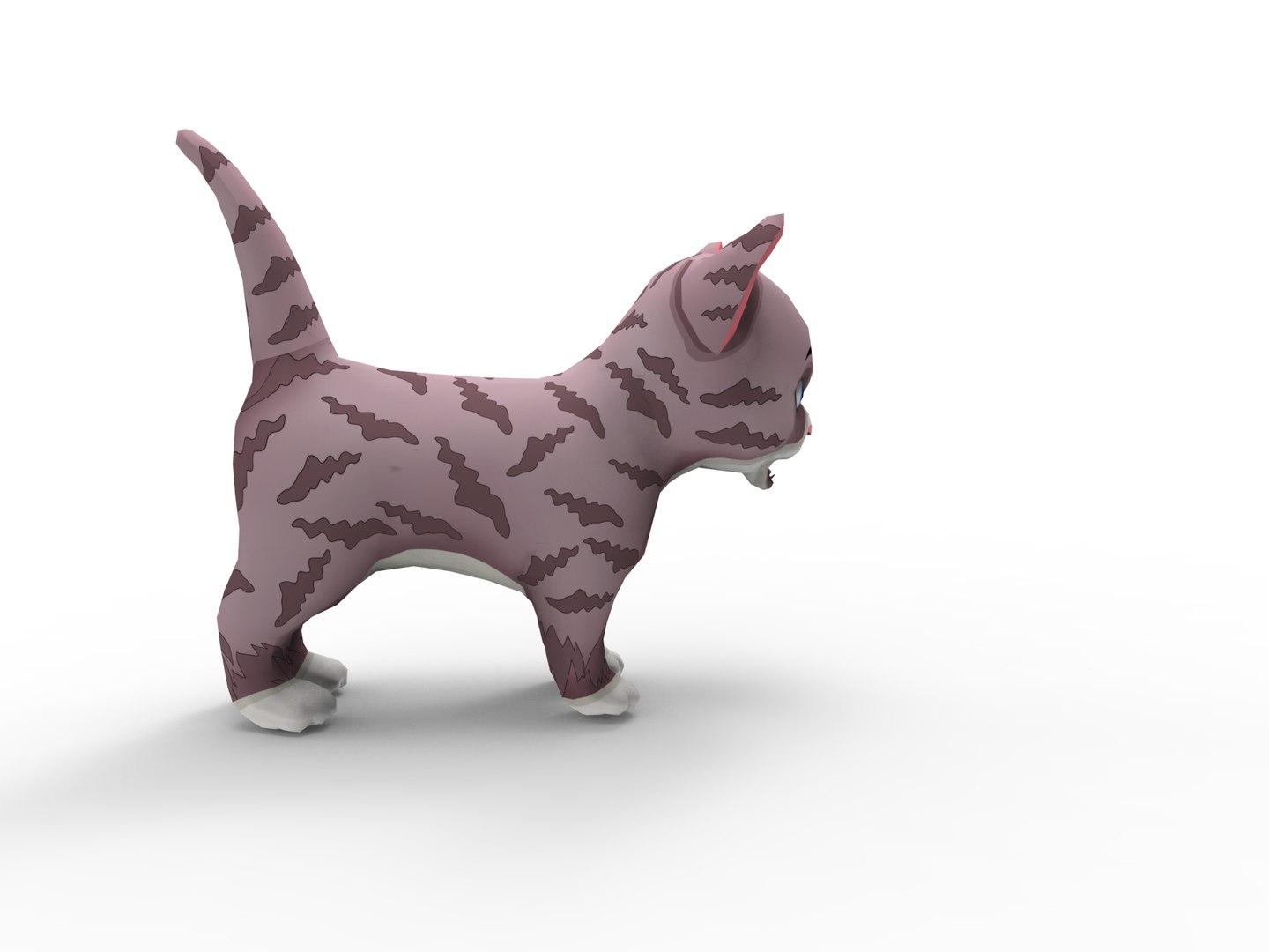 Cartoon Cat Rigged Model - TurboSquid 1614055