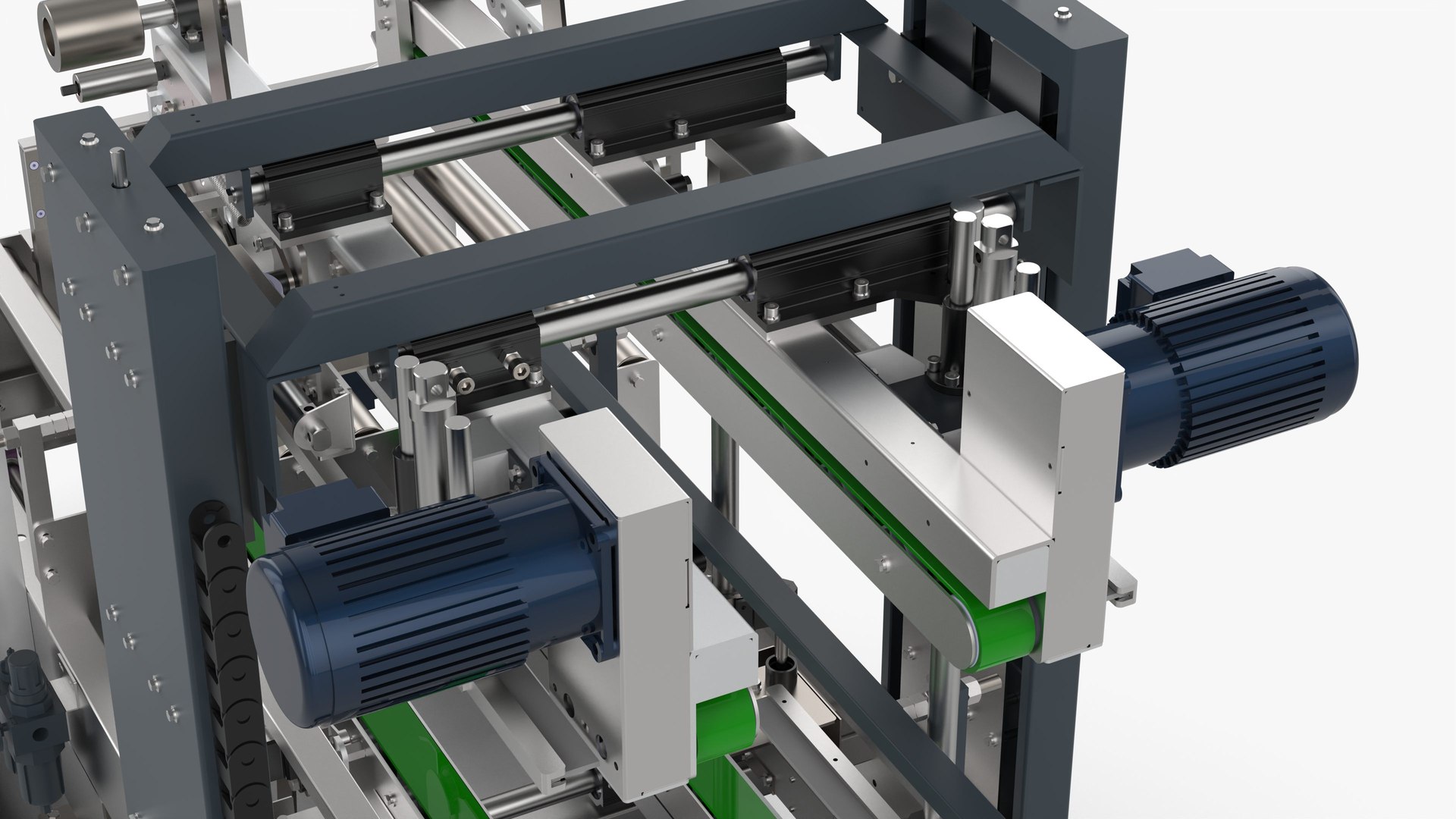 Automatic Four Corner Sealing Machine 3D - TurboSquid 2015396