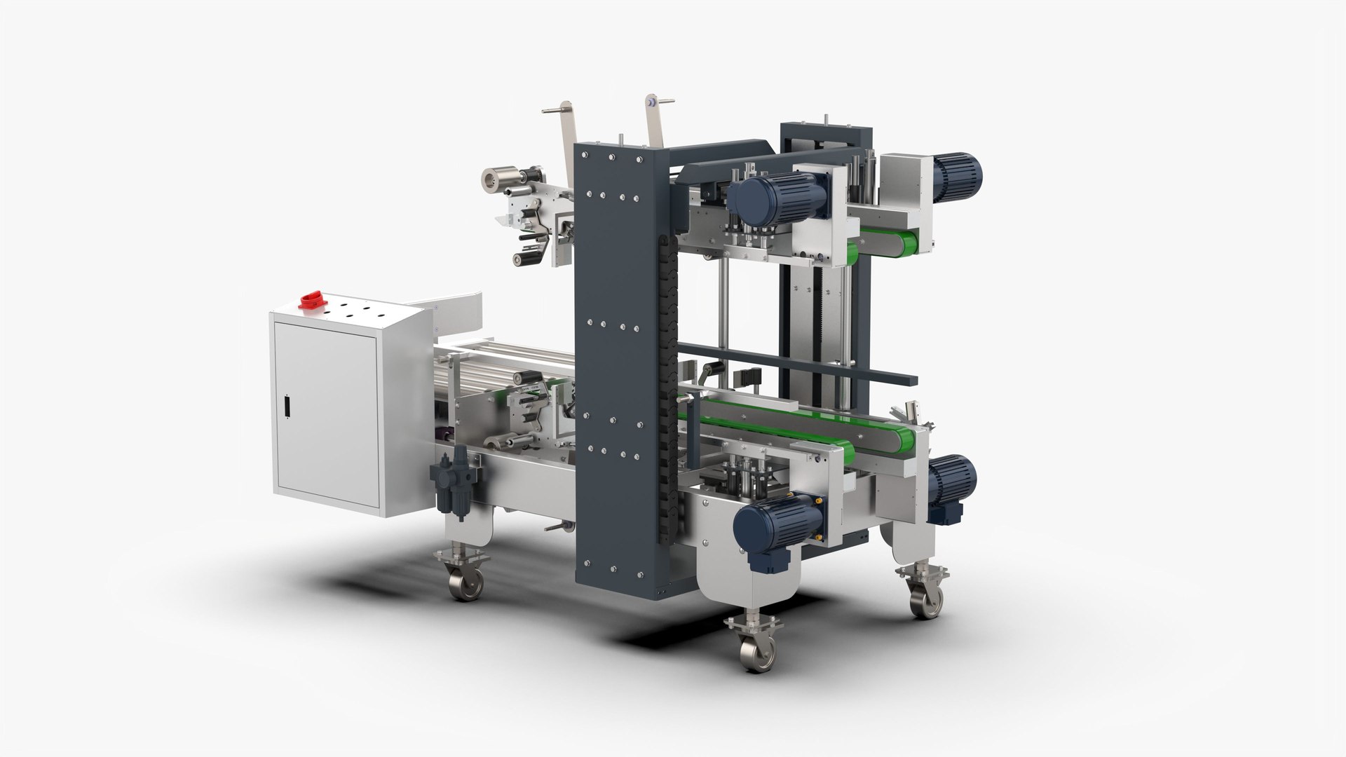 Automatic Four Corner Sealing Machine 3D - TurboSquid 2015396