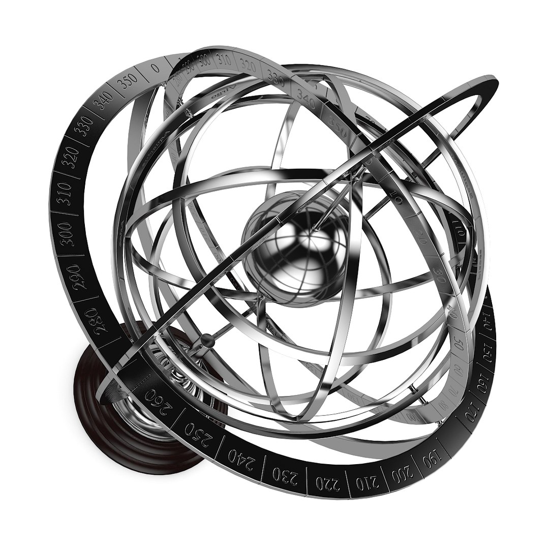 3d Armillary Sphere