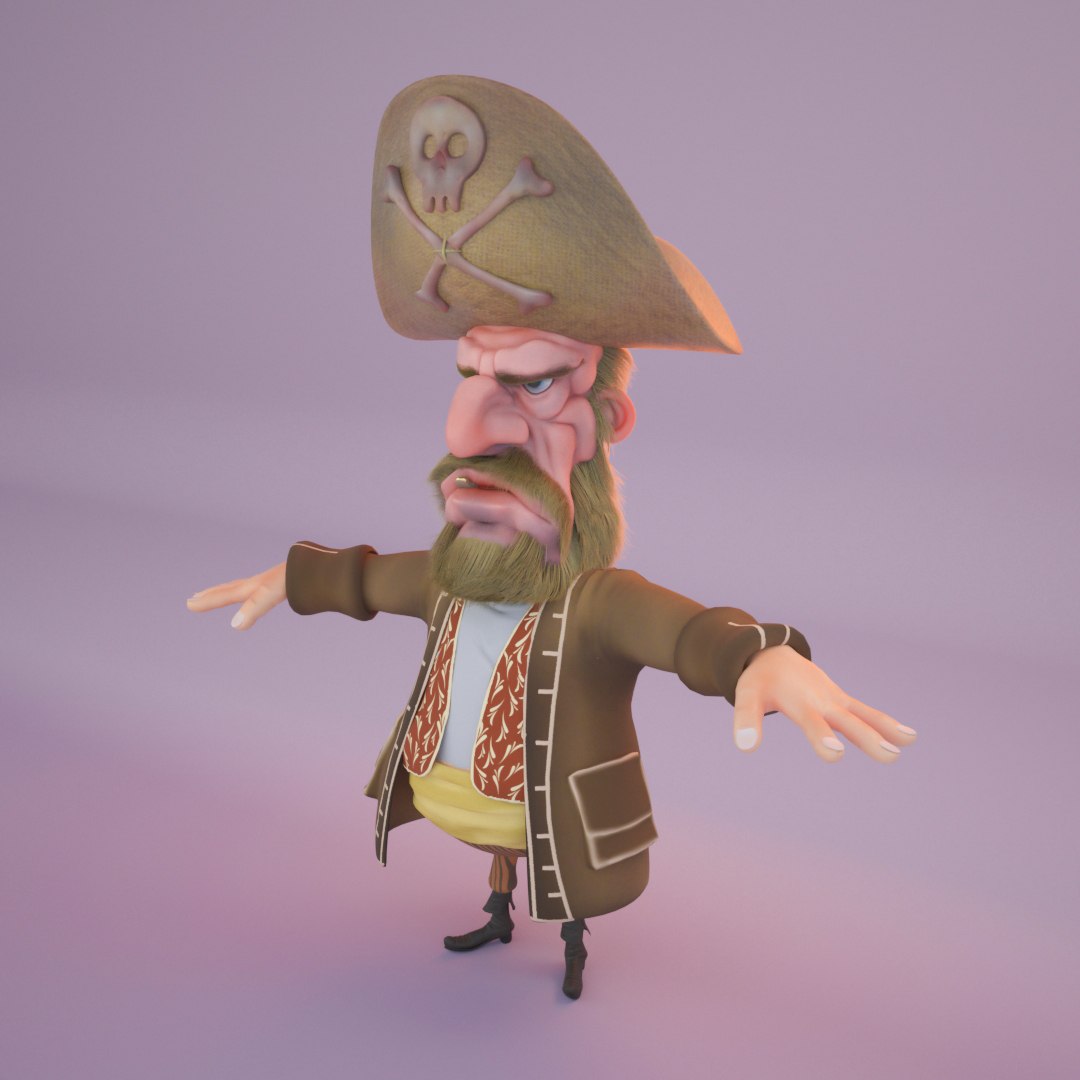 3D Pirate - TurboSquid 1421800