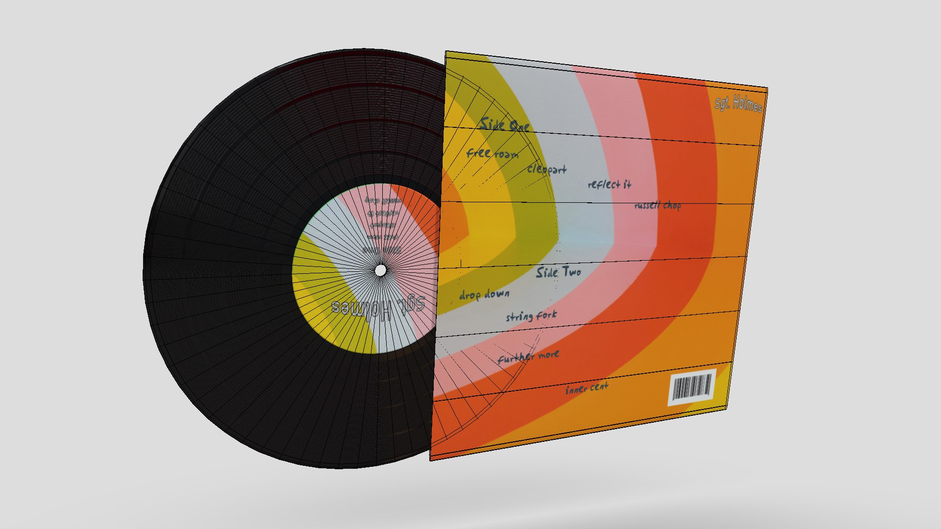 Free CC0 - Vinyl Record Sgt Holmes 3D Model - TurboSquid 2180726