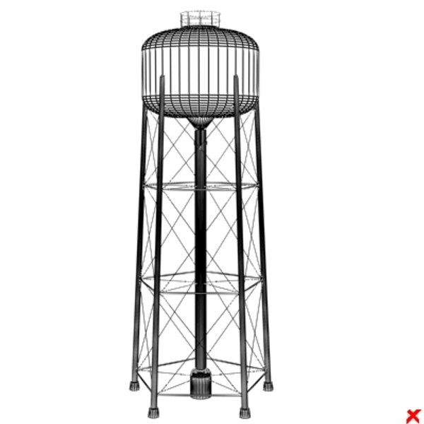 water tower dxf