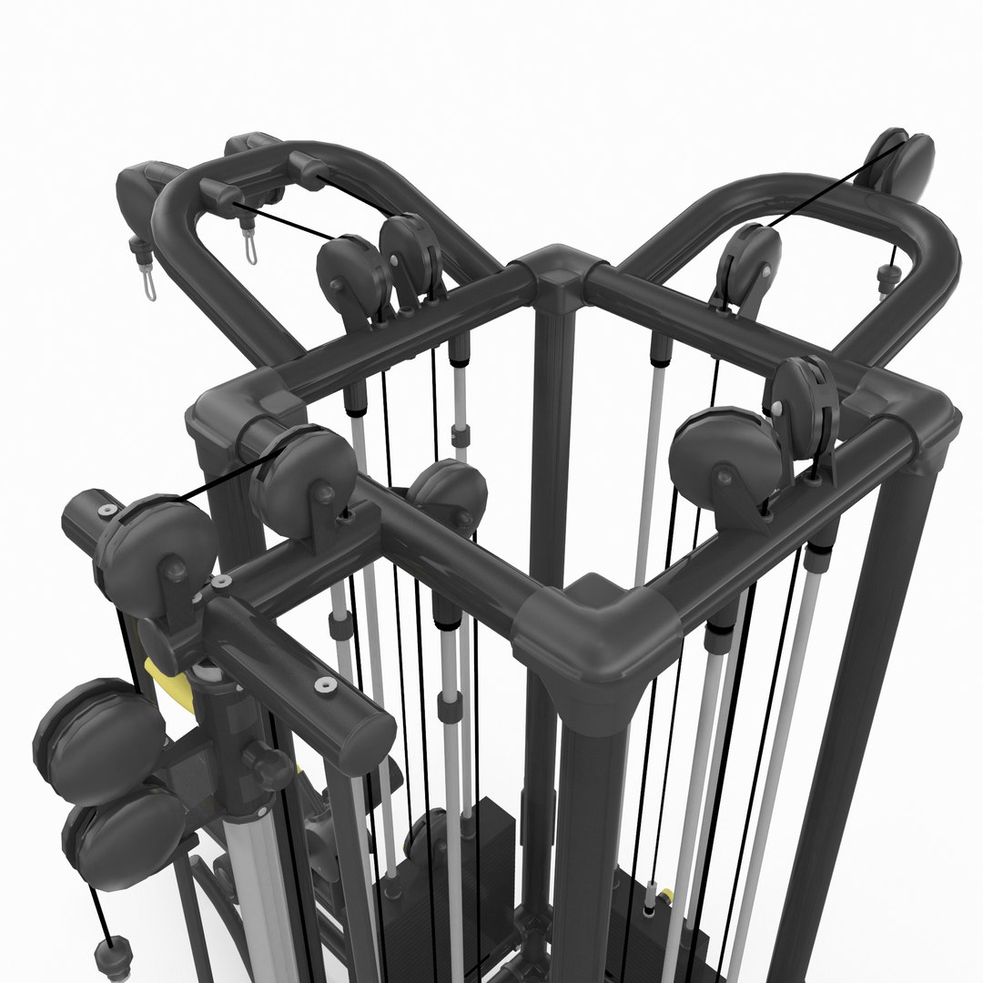 3D Cable Station 5 Gym - TurboSquid 1169797