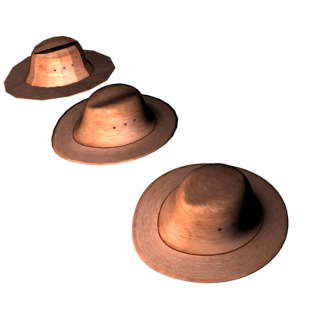 3ds max straw hat