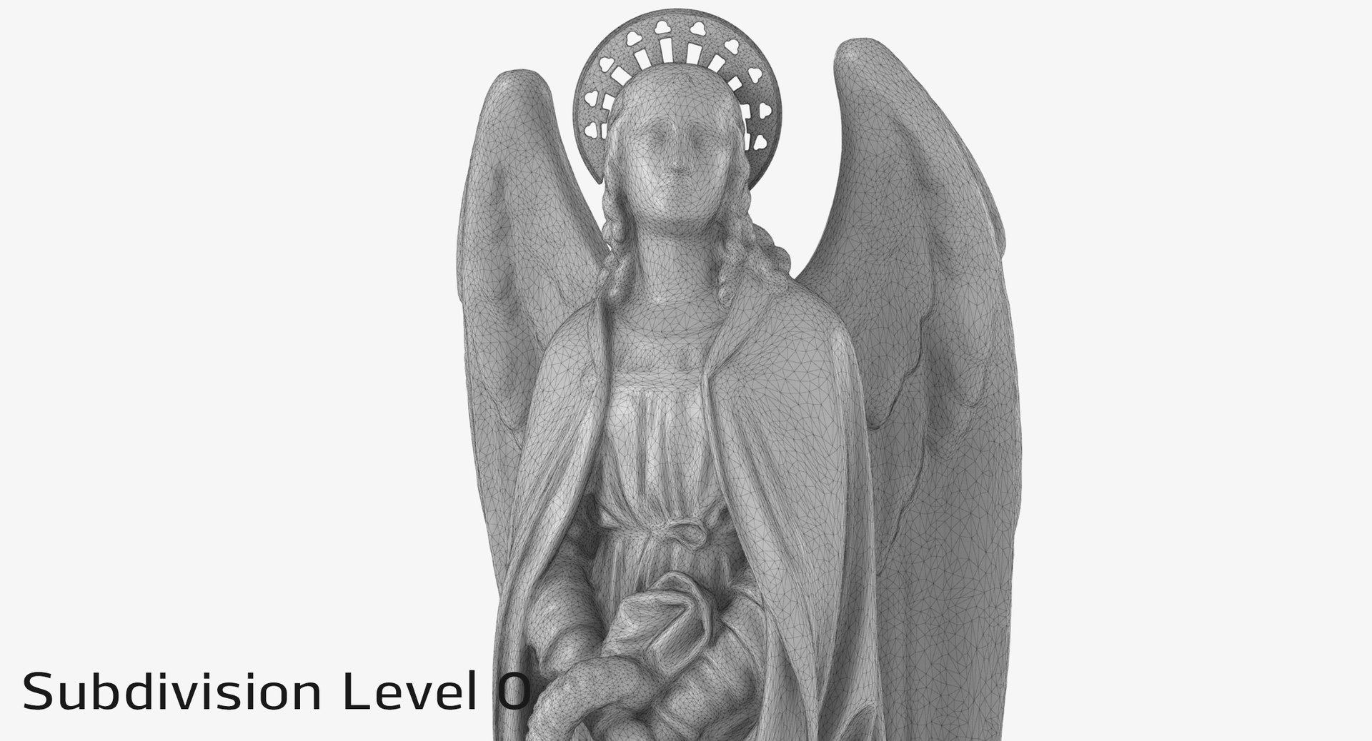 Angel Statue 3D - TurboSquid 2302264