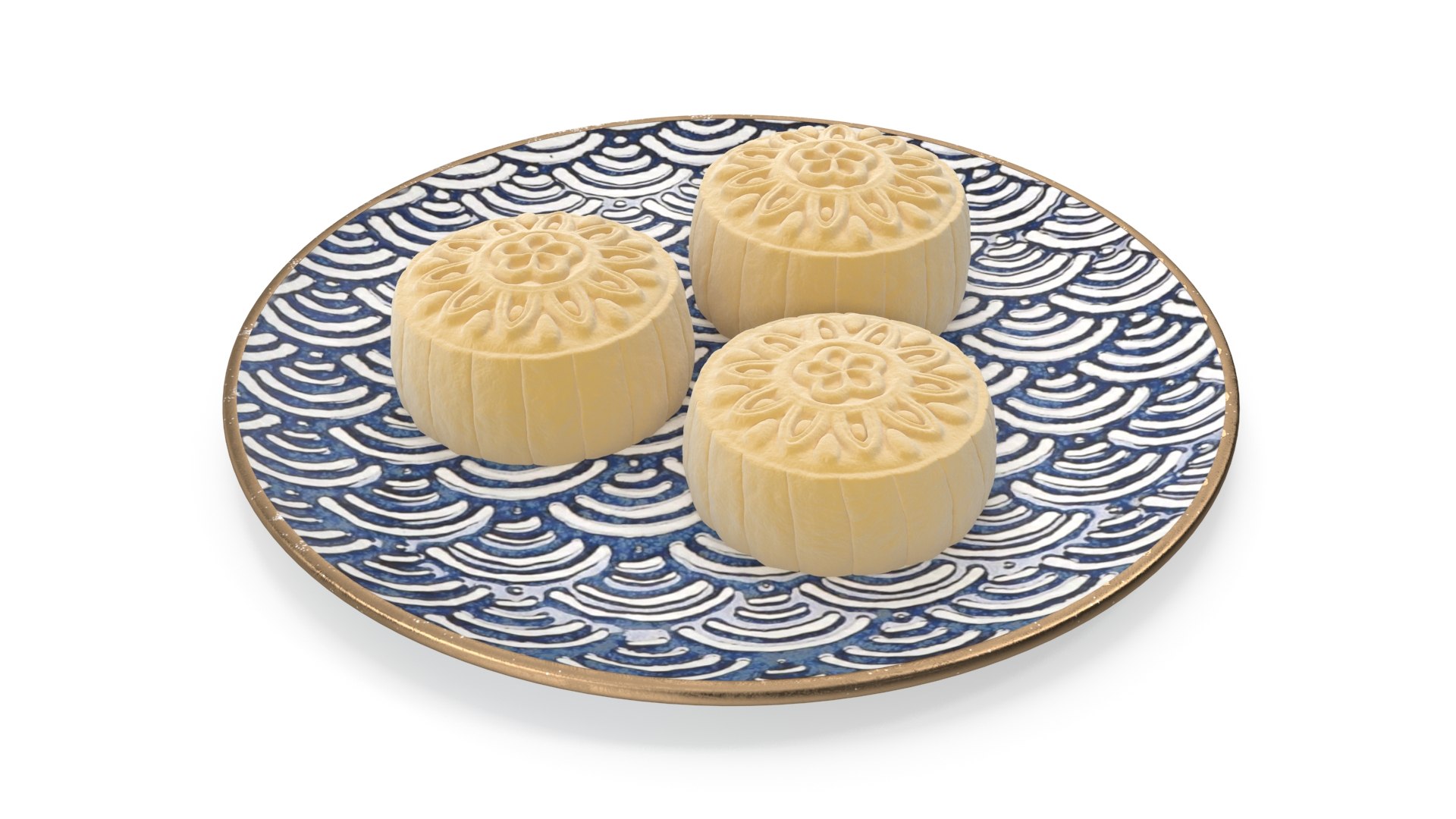 3D Mooncake01 - TurboSquid 1918813