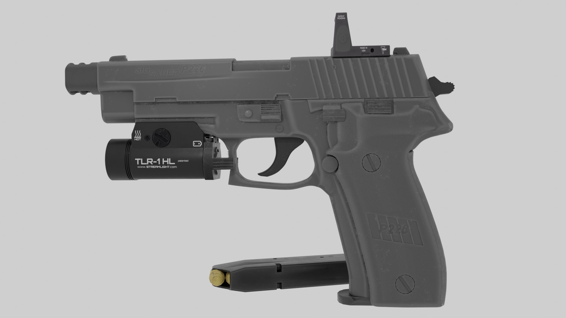 3D Model Pistol Sig Sauer P226 - TurboSquid 1361228